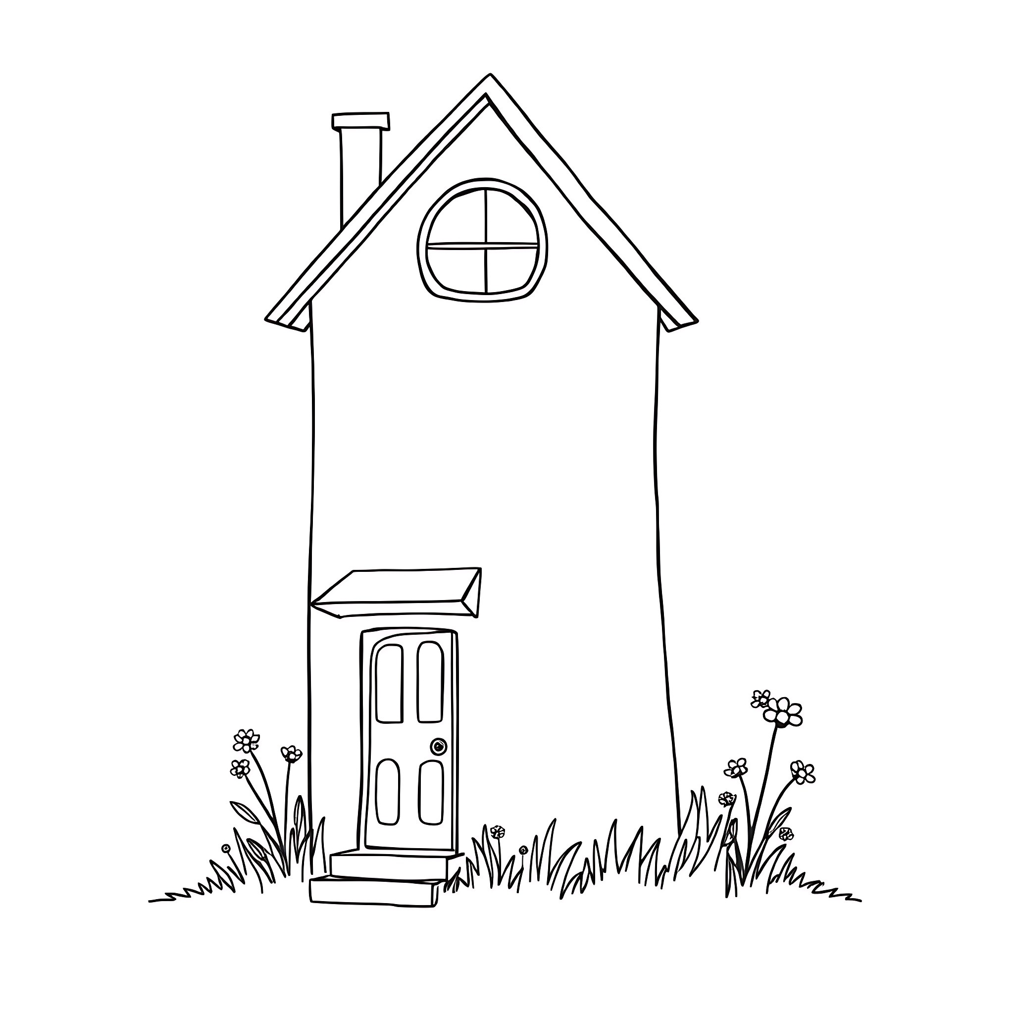 Best House Coloring Pages (Free Printable PDF)