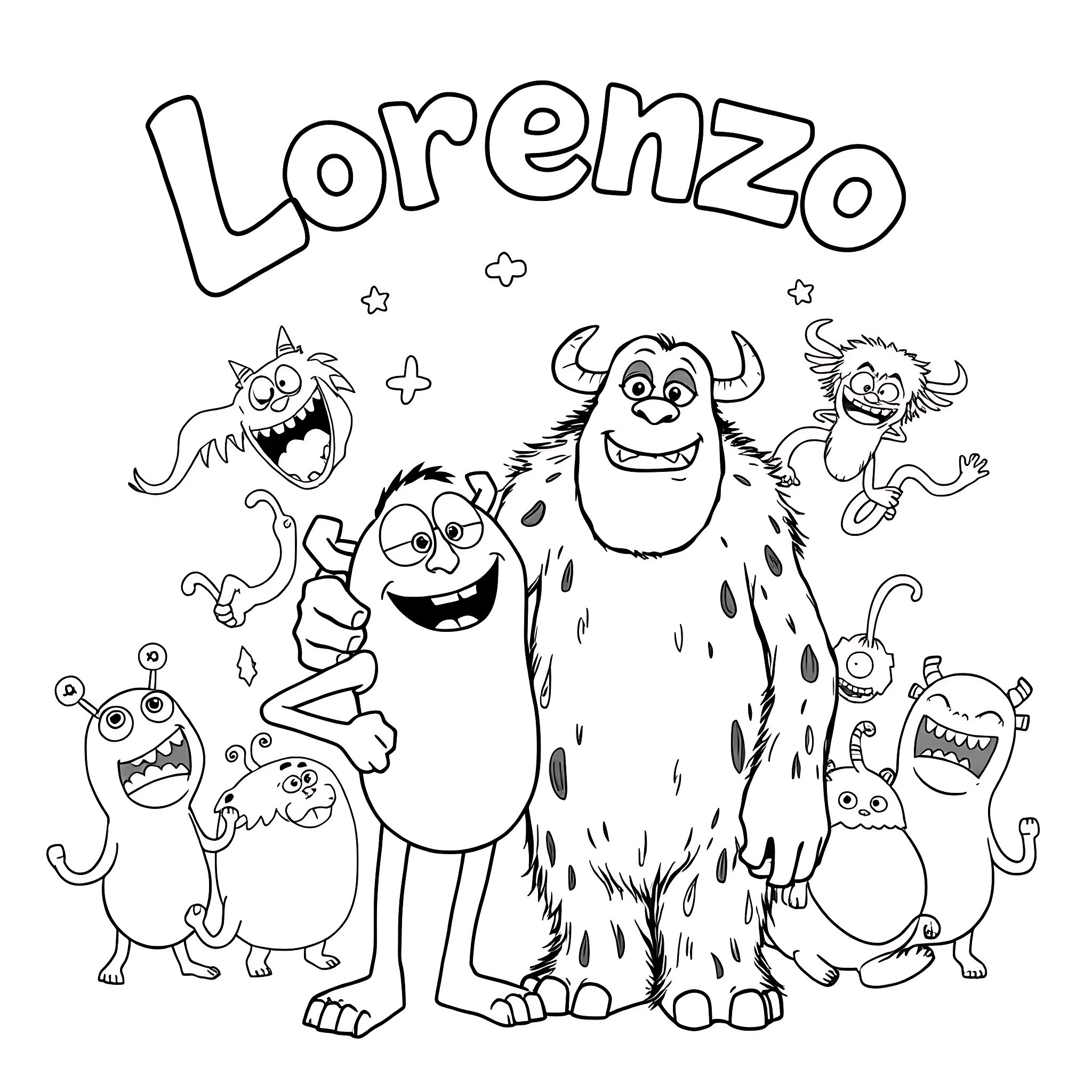 15 Best Mike And Sully Coloring Pages (Free Printable PDFs)