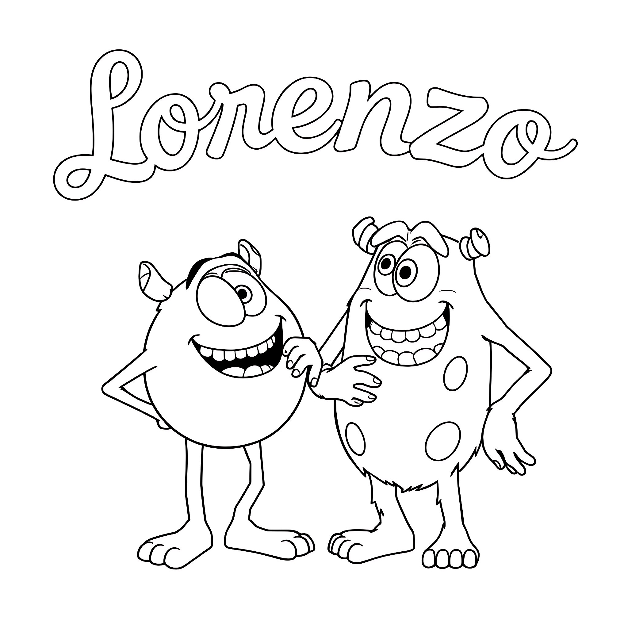 13 Best Mike And Sully Coloring Pages (Free Printable PDFs)