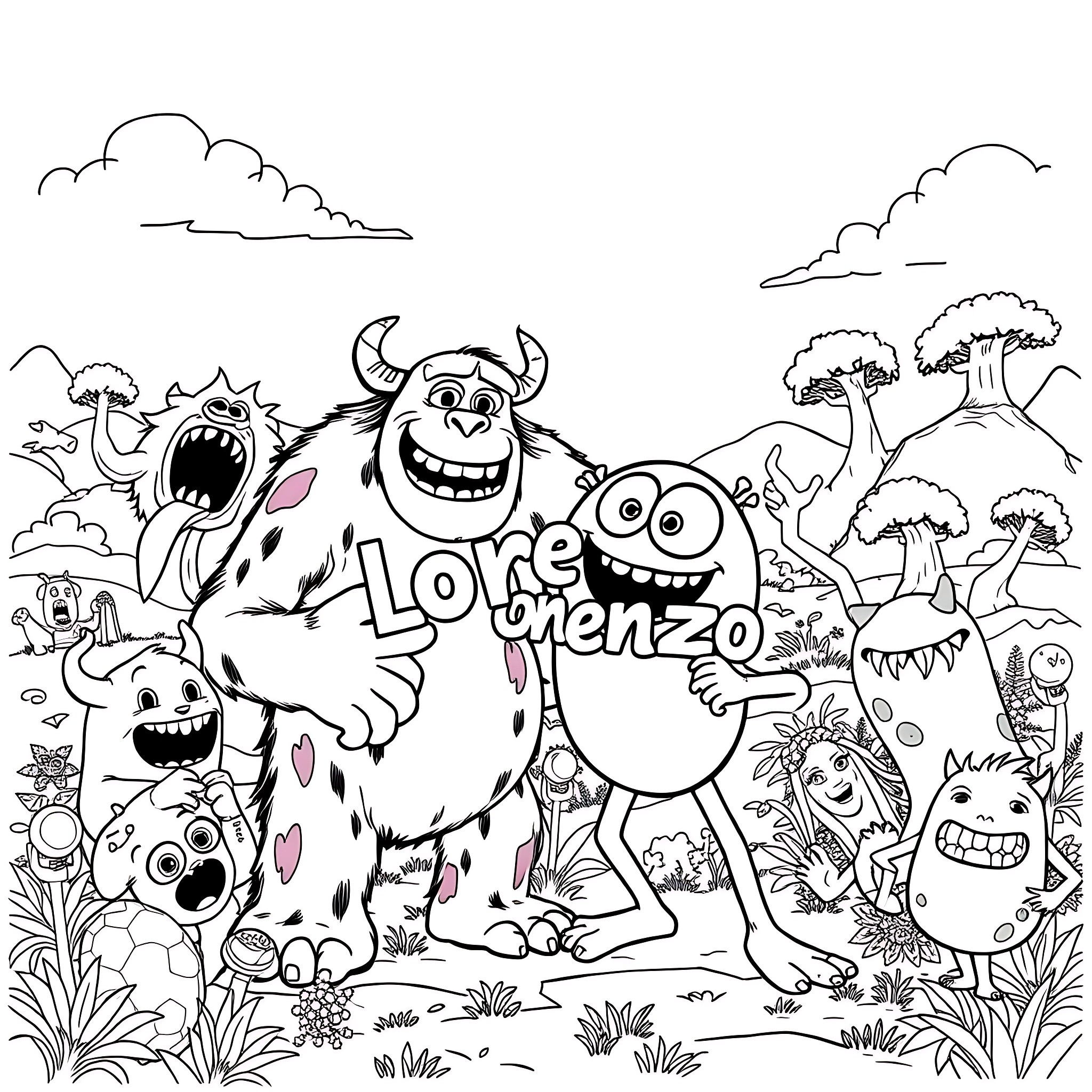 15 Best Mike And Sully Coloring Pages (Free Printable PDFs)