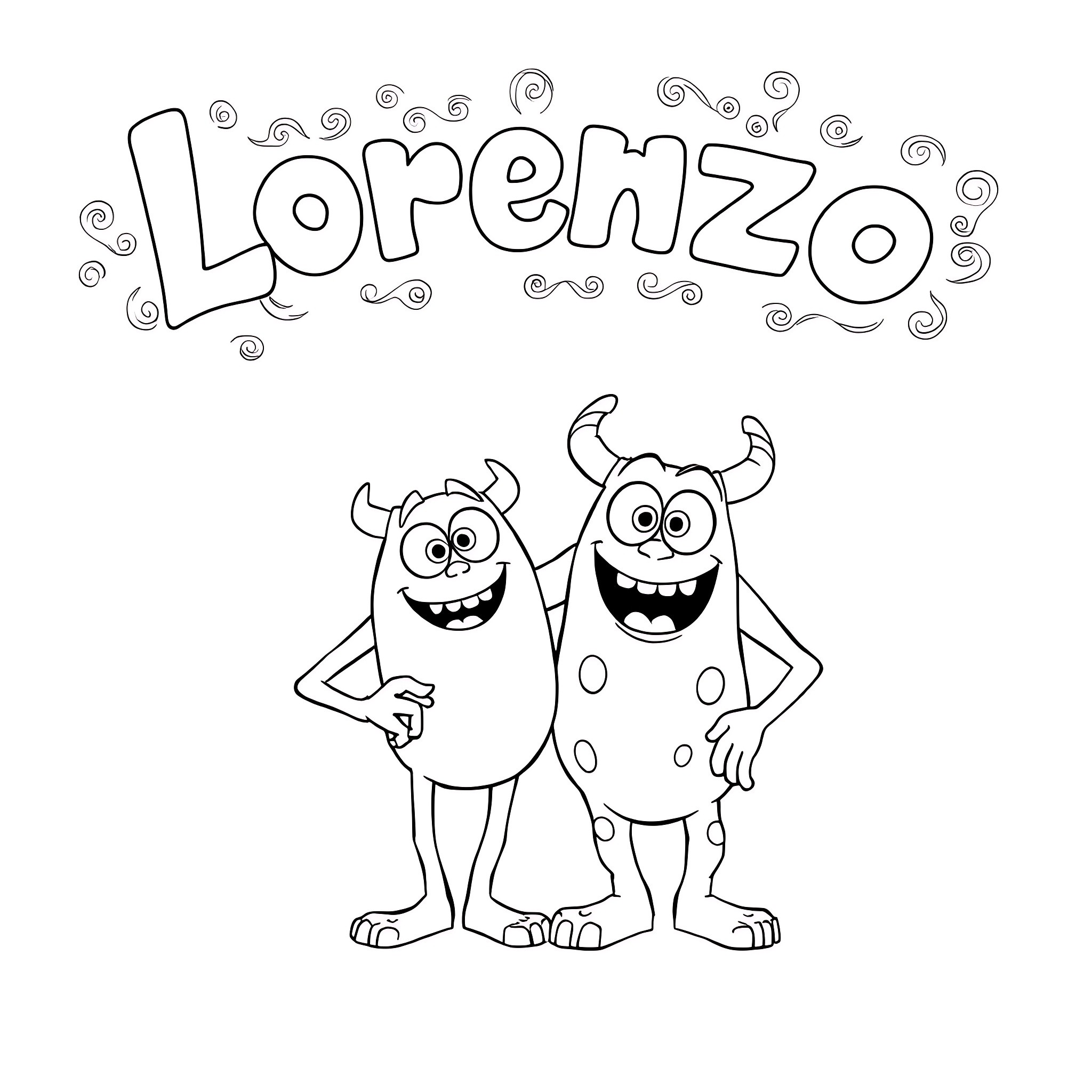 15 Best Mike And Sully Coloring Pages (Free Printable PDFs)