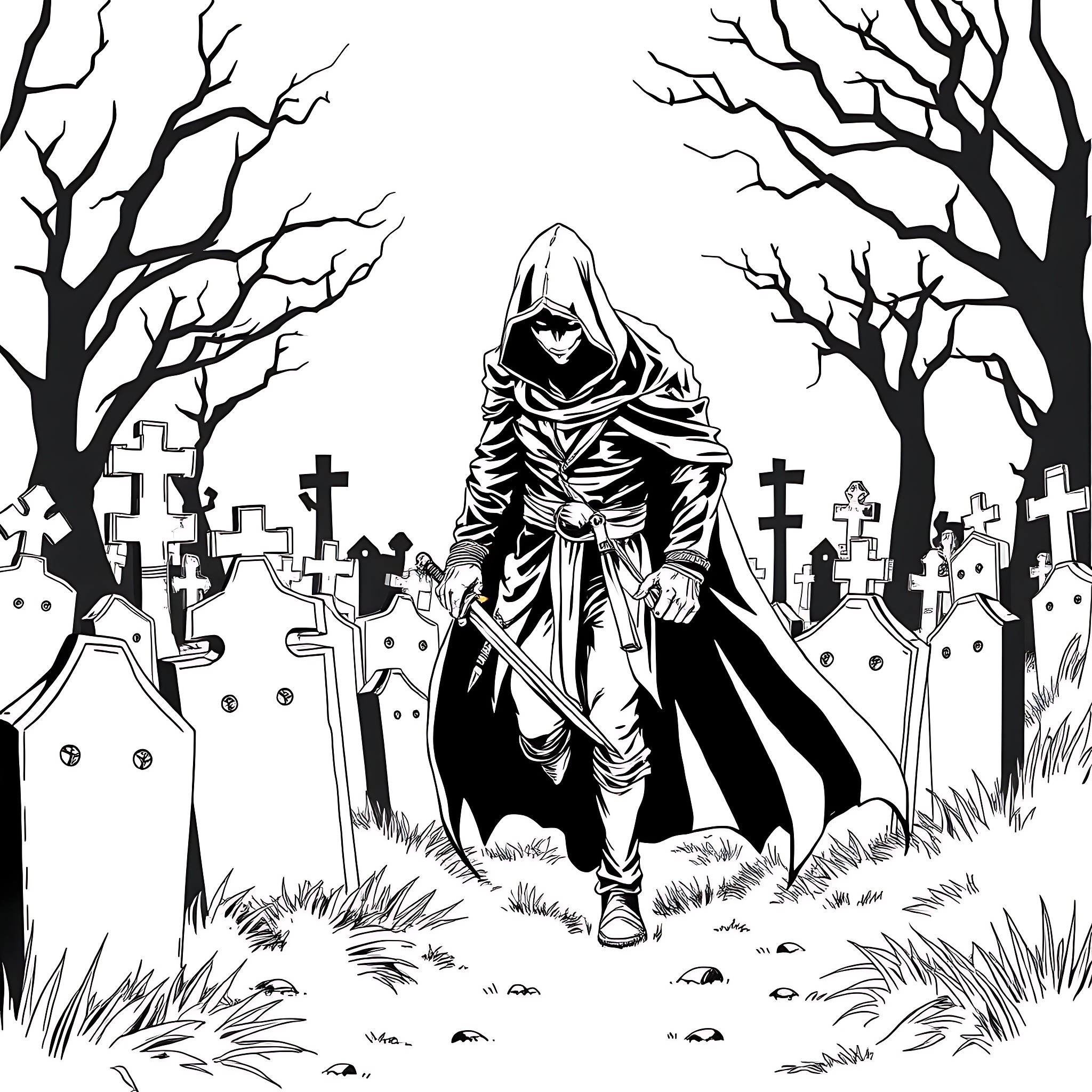 30 Best Assassin Coloring Pages (Free Printable PDFs)