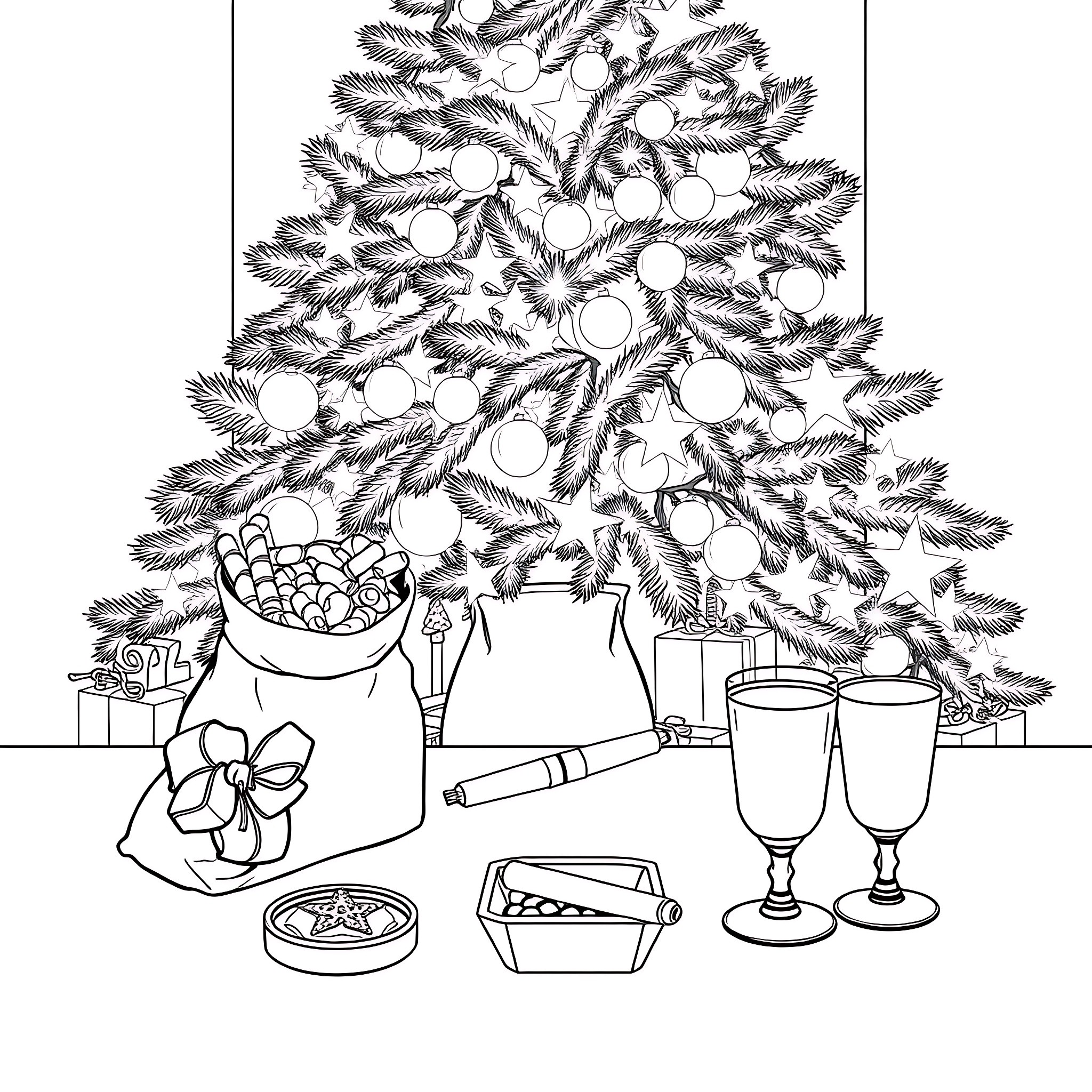 Best Christmas Coloring Pages (Free Printable PDF)