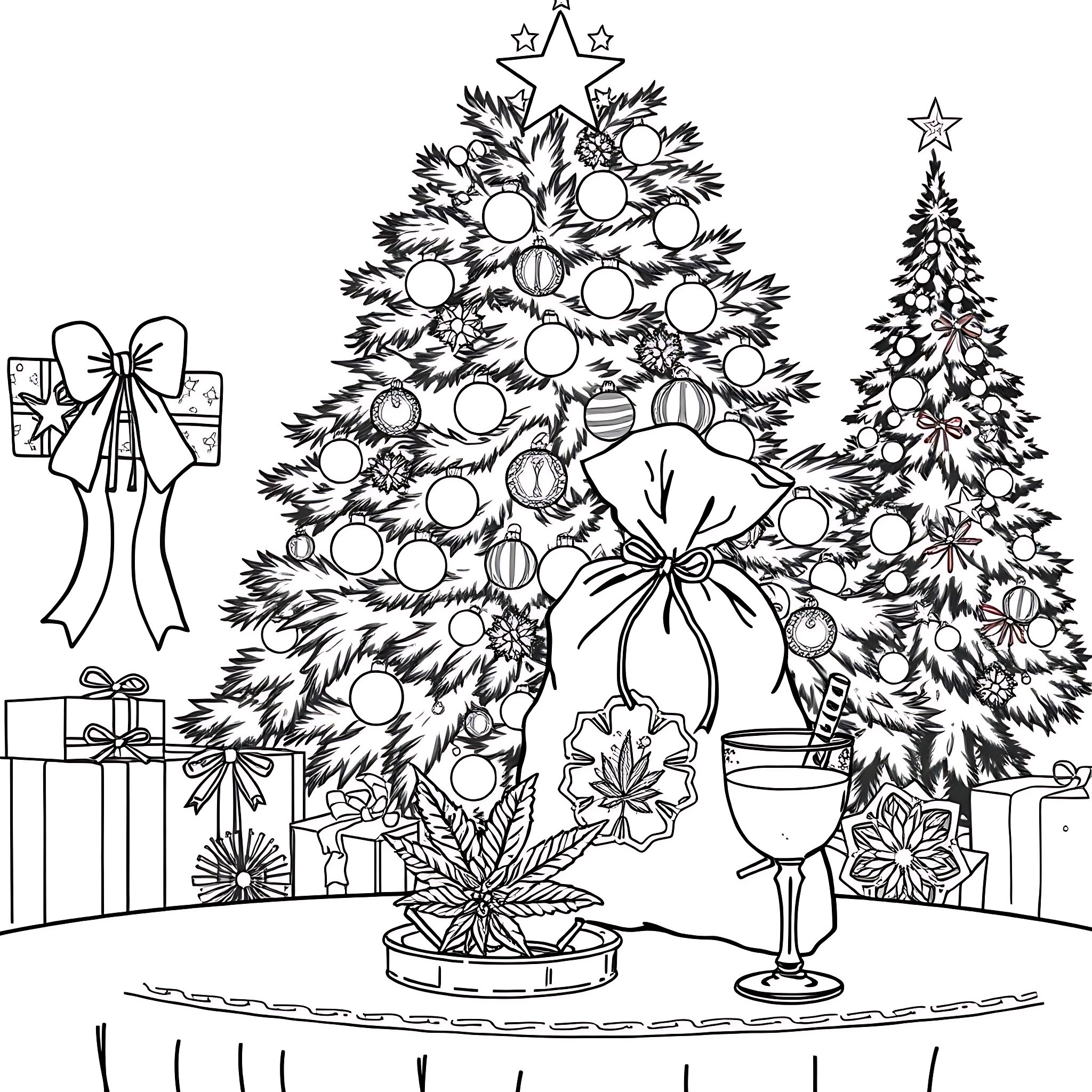Best Christmas Coloring Pages (Free Printable PDF)