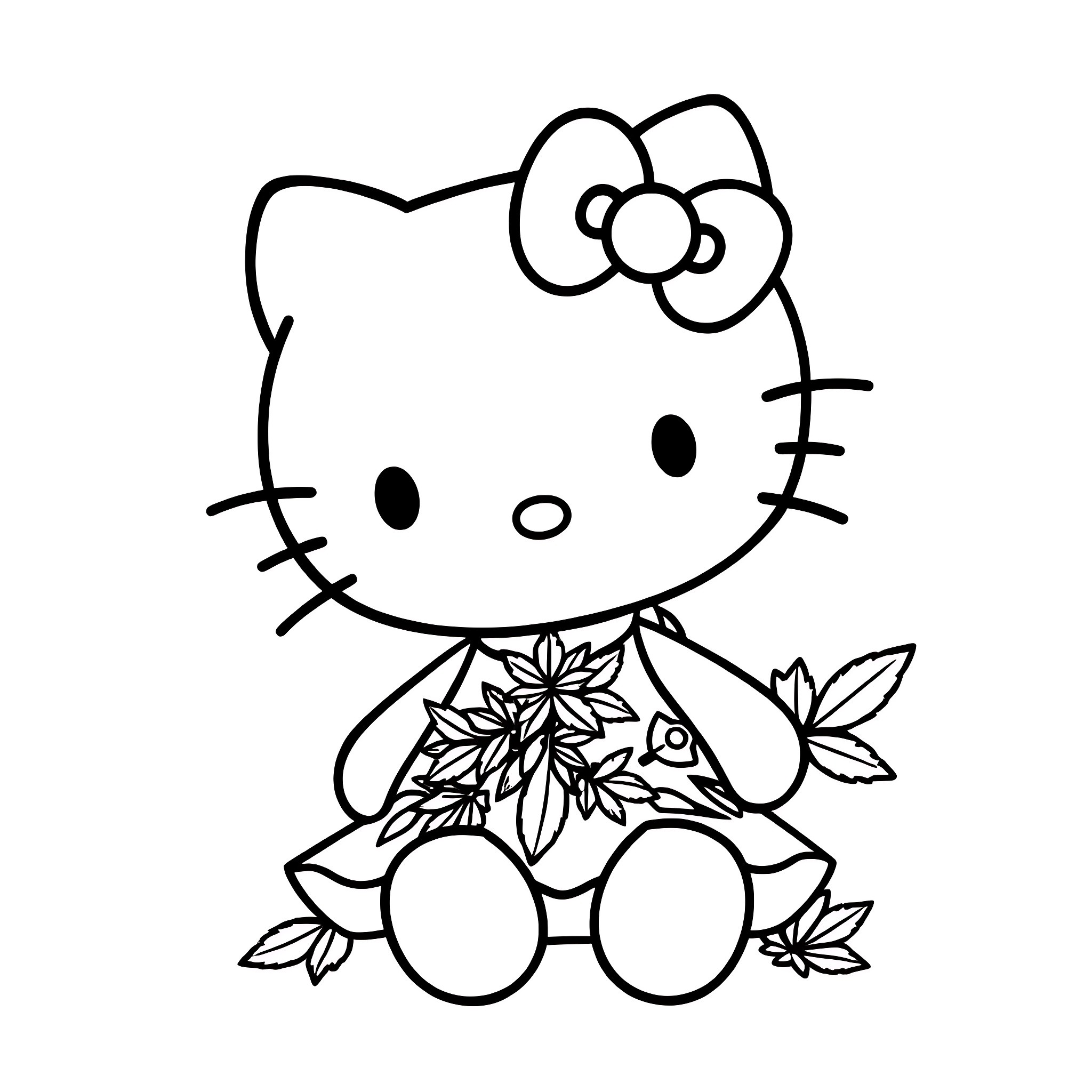 85 Best Hello Kitty Coloring Pages (Free Printable PDFs)
