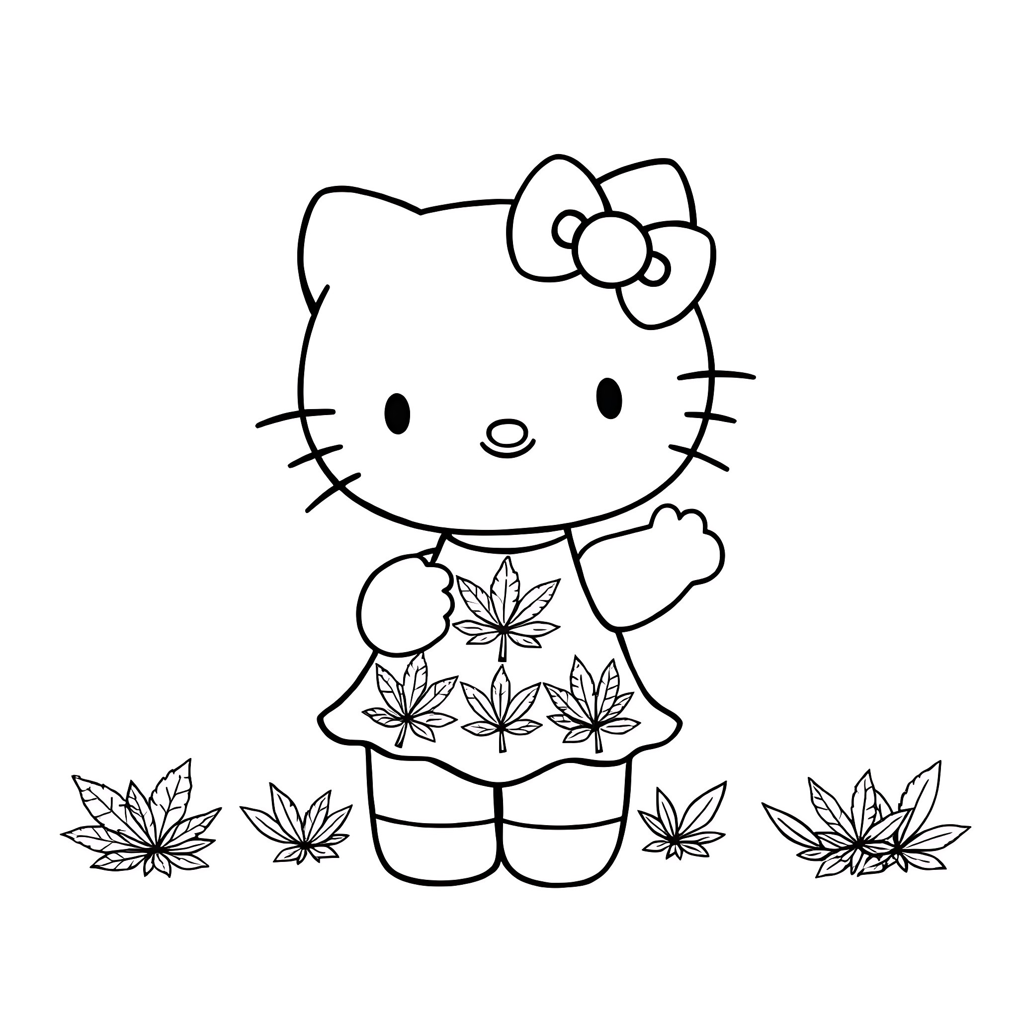 85 Best Hello Kitty Coloring Pages (Free Printable PDFs)