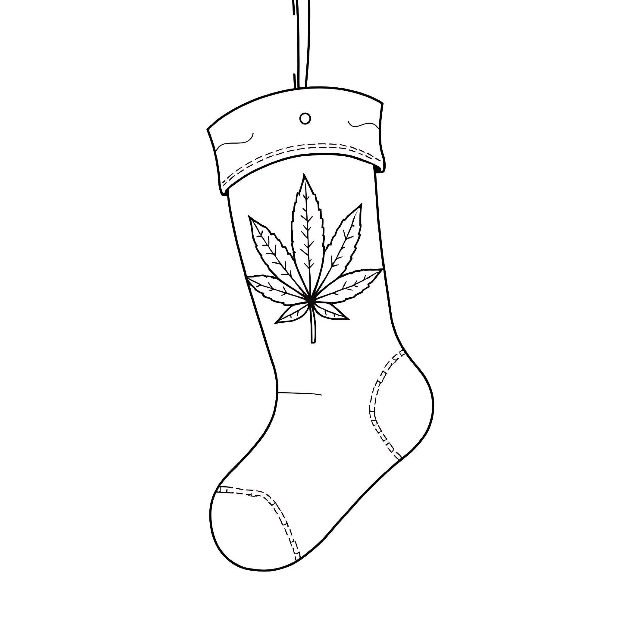 6 Best Stocking Coloring Pages (Free Printable PDFs)