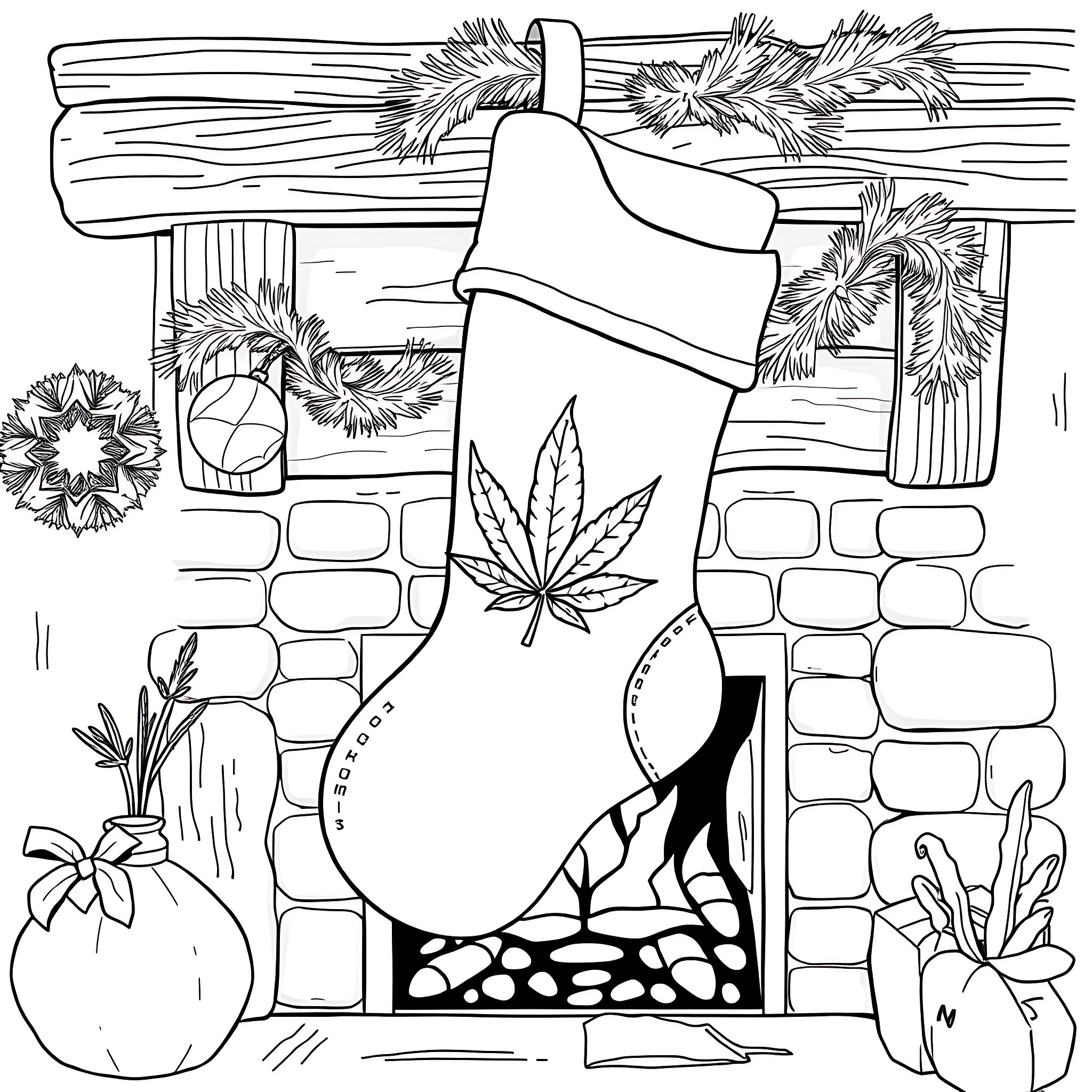 6 Best Stocking Coloring Pages (Free Printable PDFs)