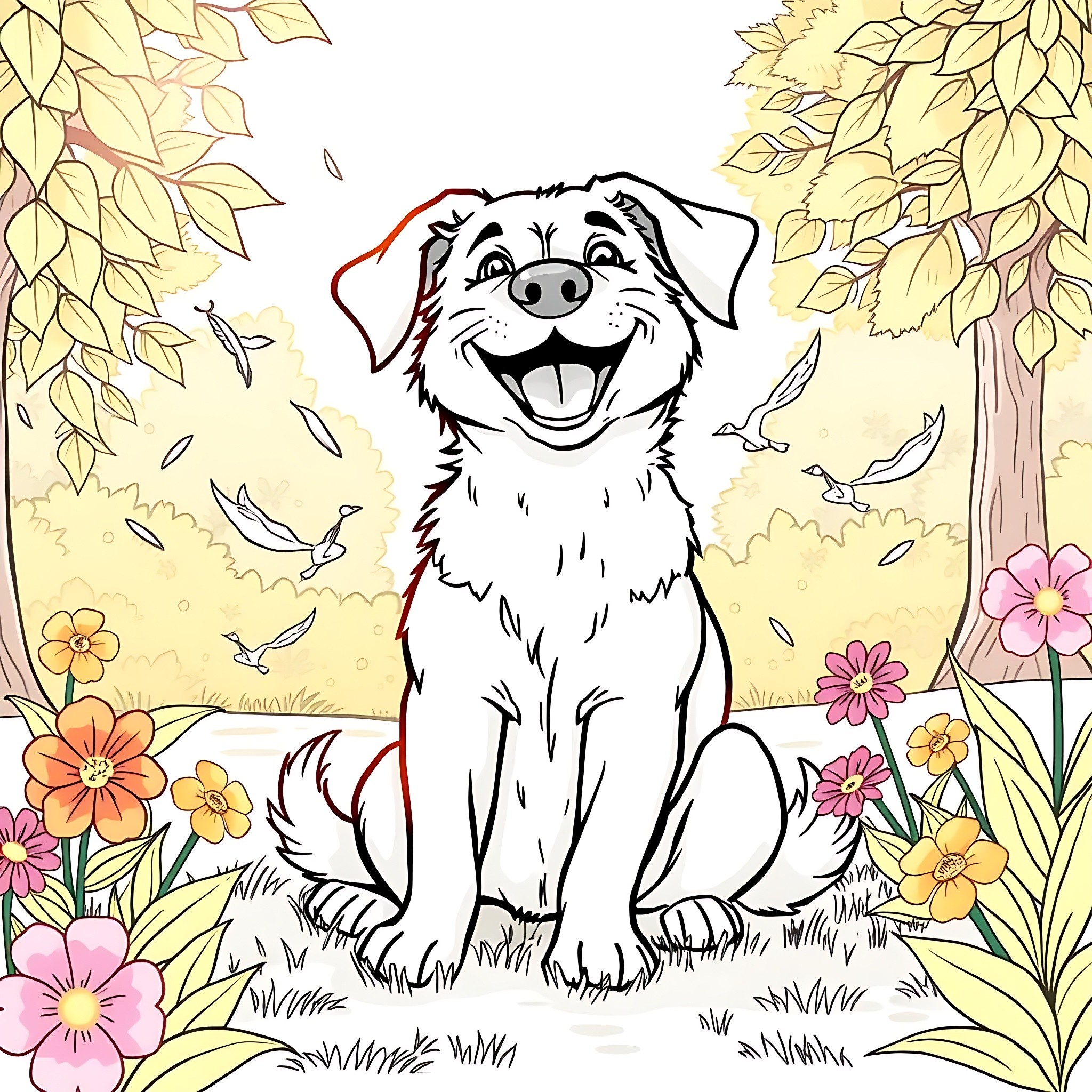 Best Dog Coloring Pages (Free Printable PDF)