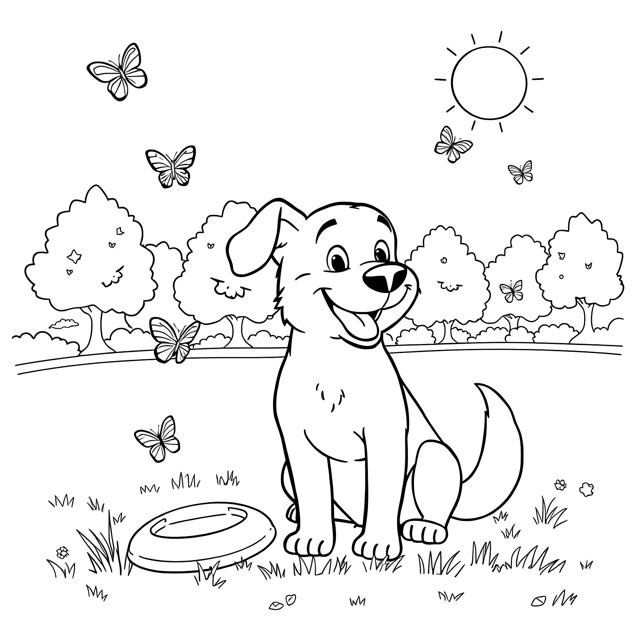 Best Dog Coloring Pages (Free Printable PDF)