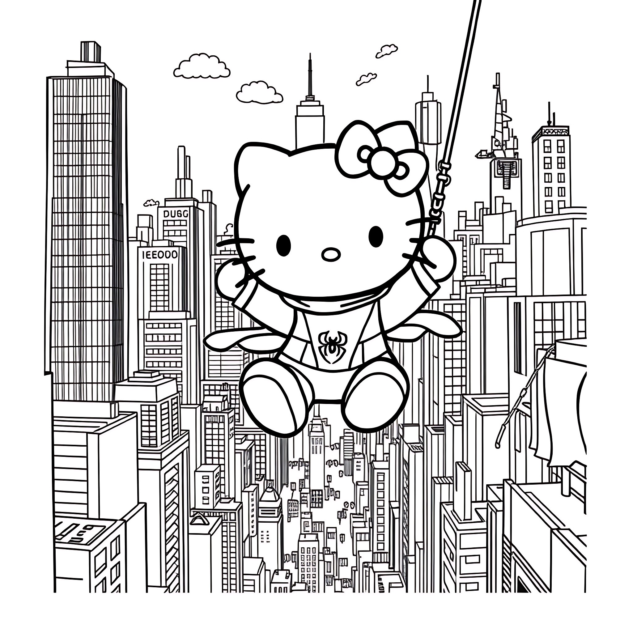 85 Best Hello Kitty Coloring Pages (Free Printable PDFs)