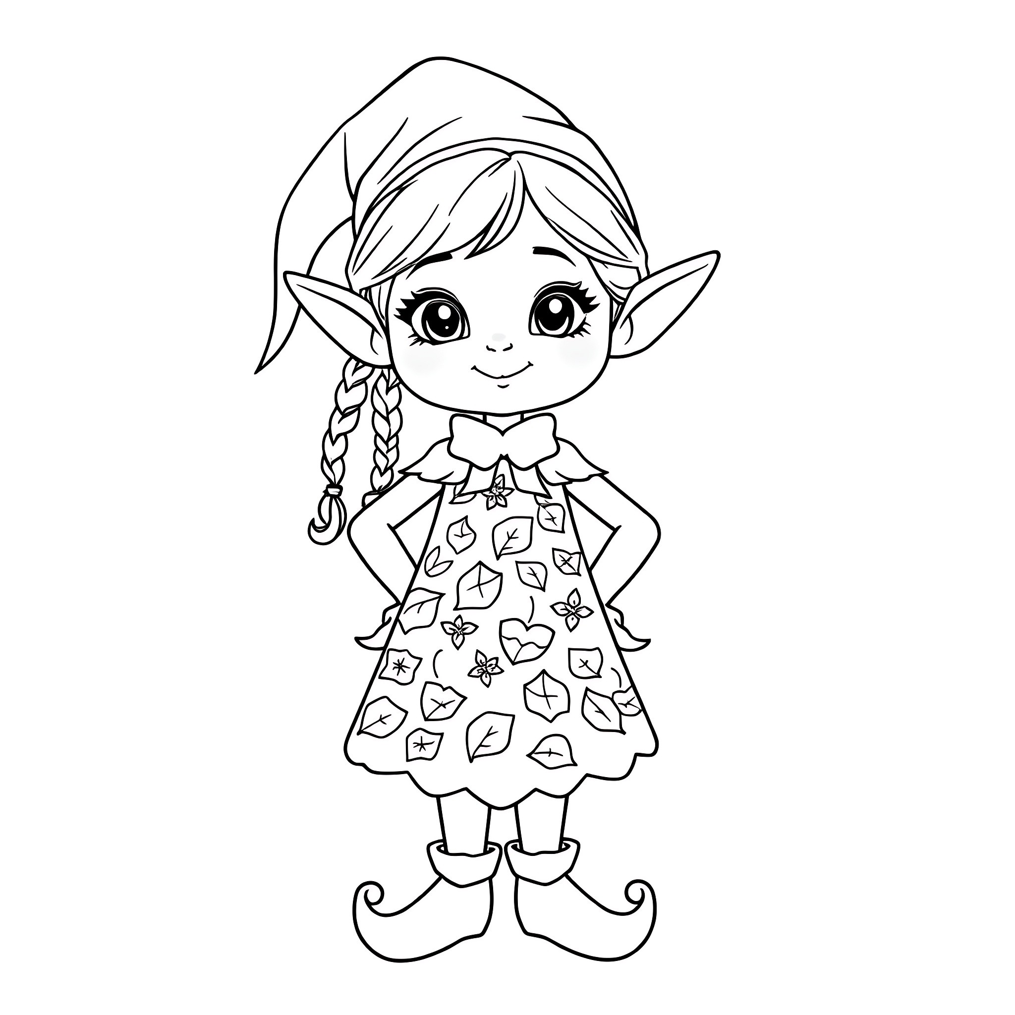 Best Elf Coloring Pages (Free Printable PDF)