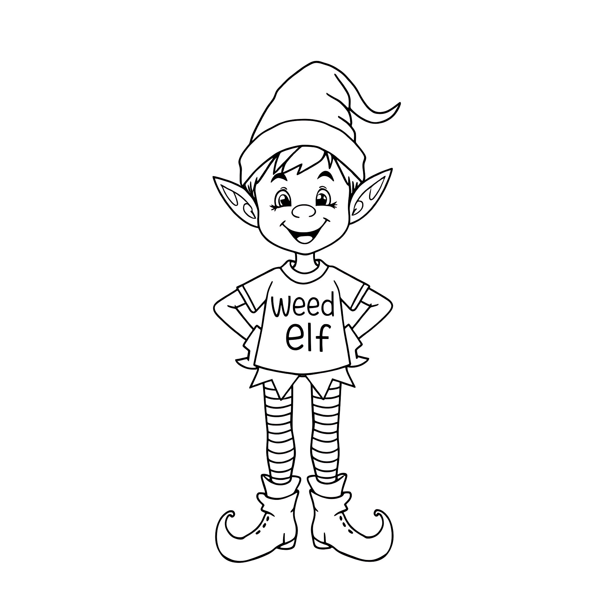 112 Best Elf Coloring Pages (Free Printable PDFs)