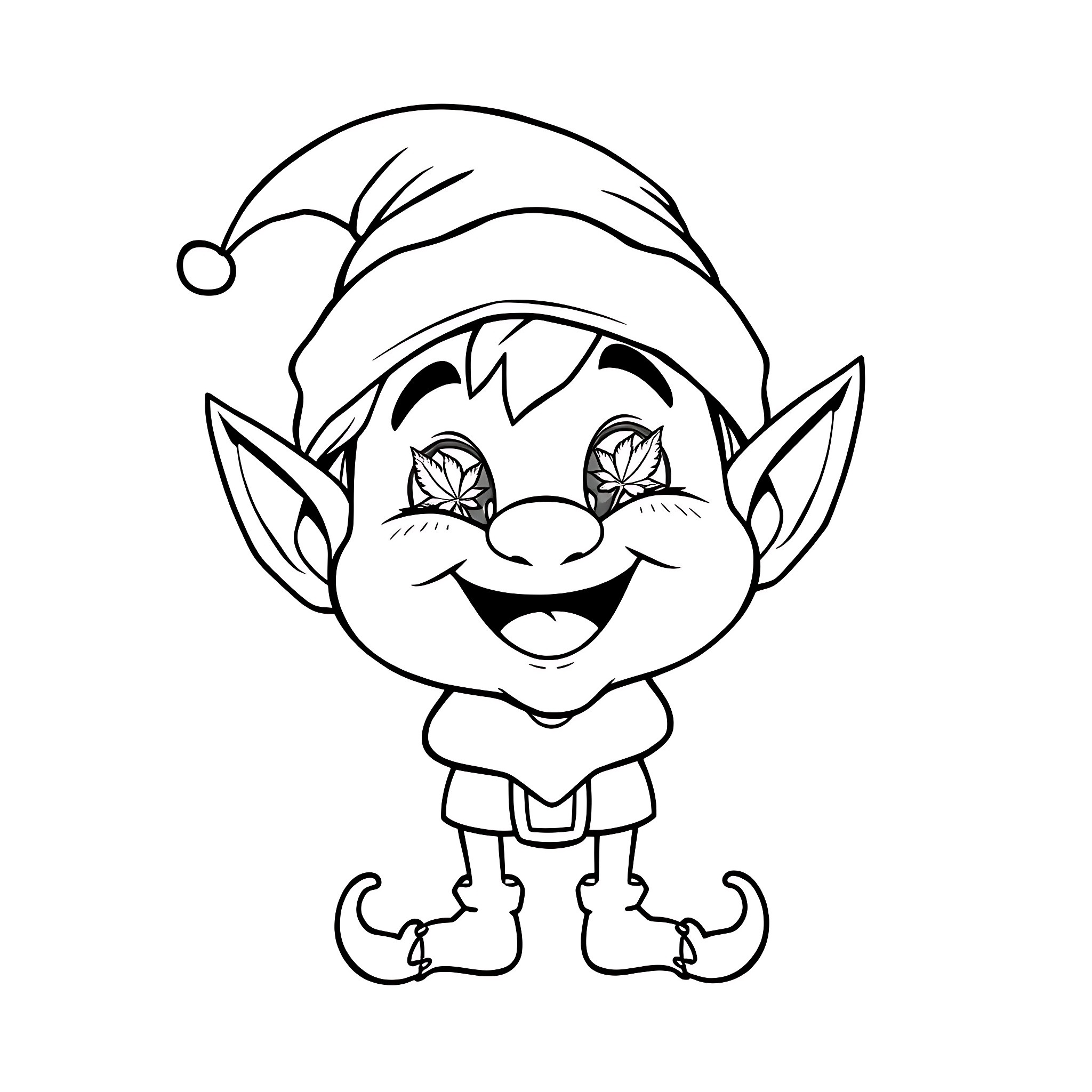 128 Best Elf Coloring Pages (Free Printable PDFs)