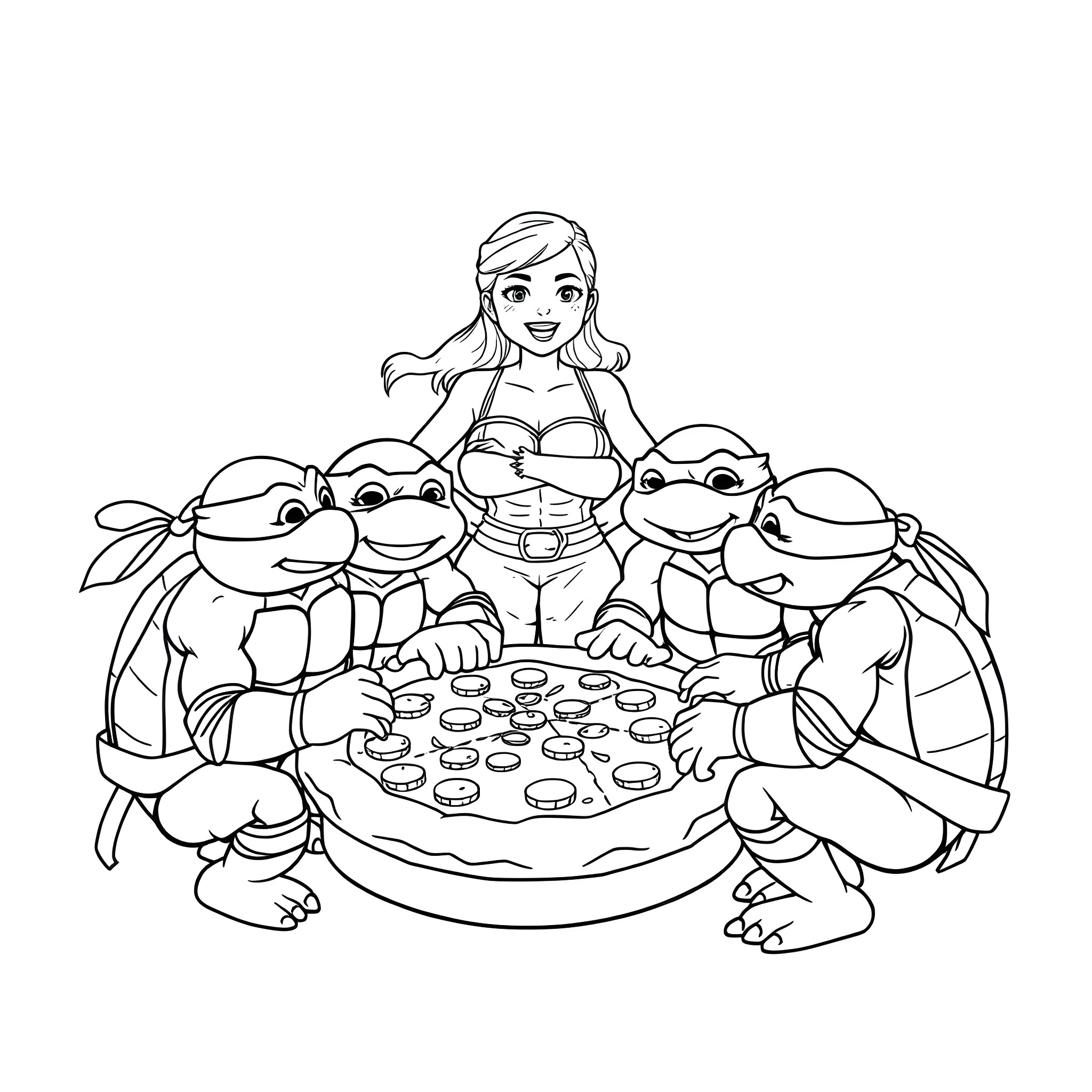 Best Teenage Mutant Ninja Turtles Coloring Pages (Free Printable PDF)