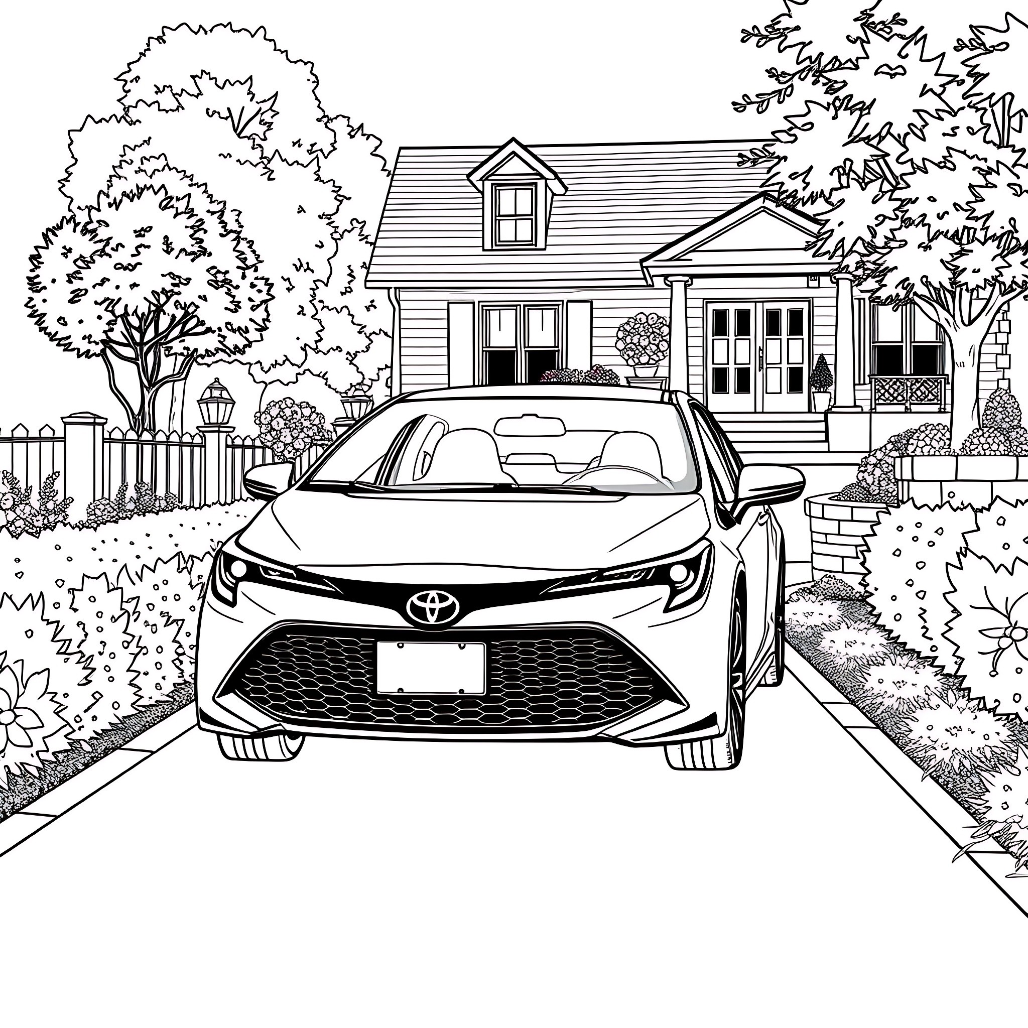 101 Best Car Coloring Pages (Free Printable PDFs)