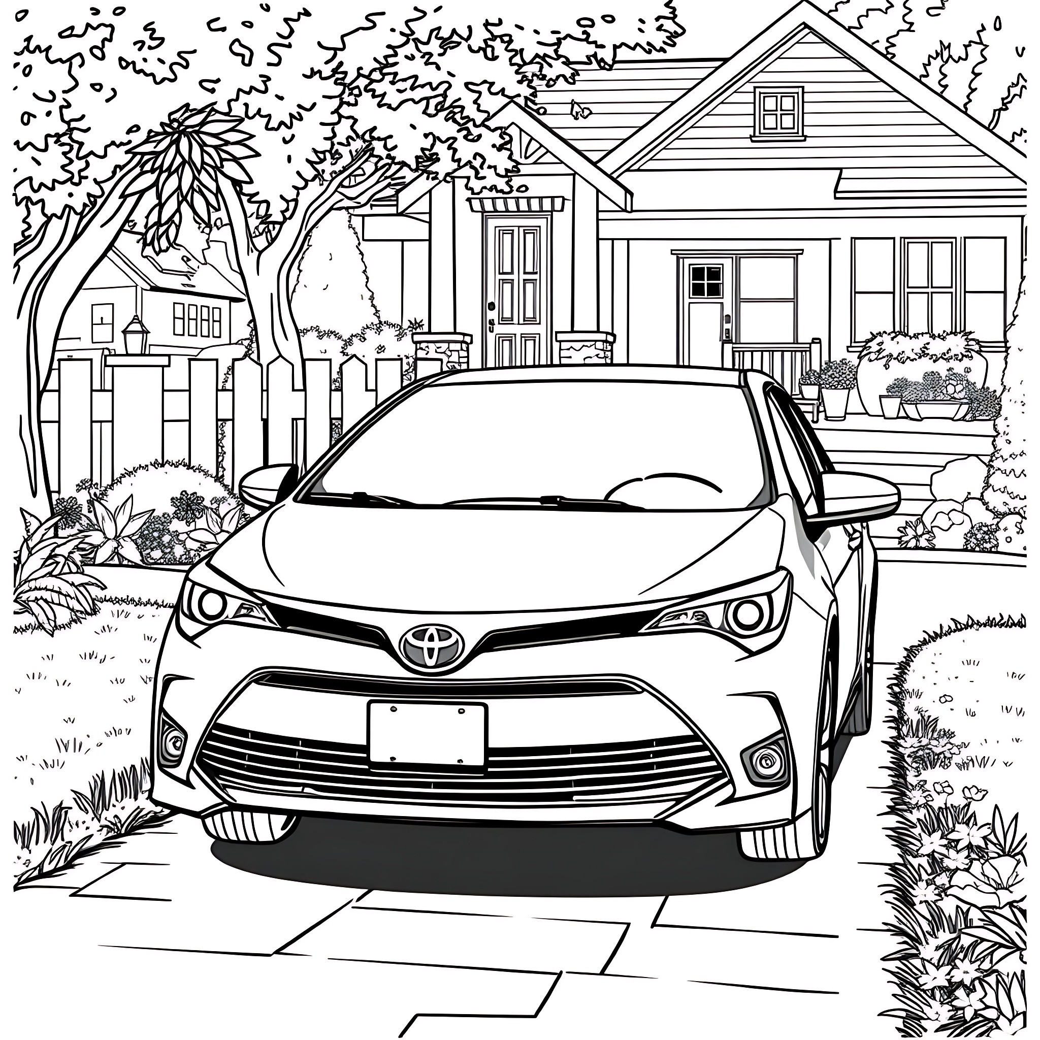 Best Toyota Corolla Coloring Pages (Free Printable PDF)