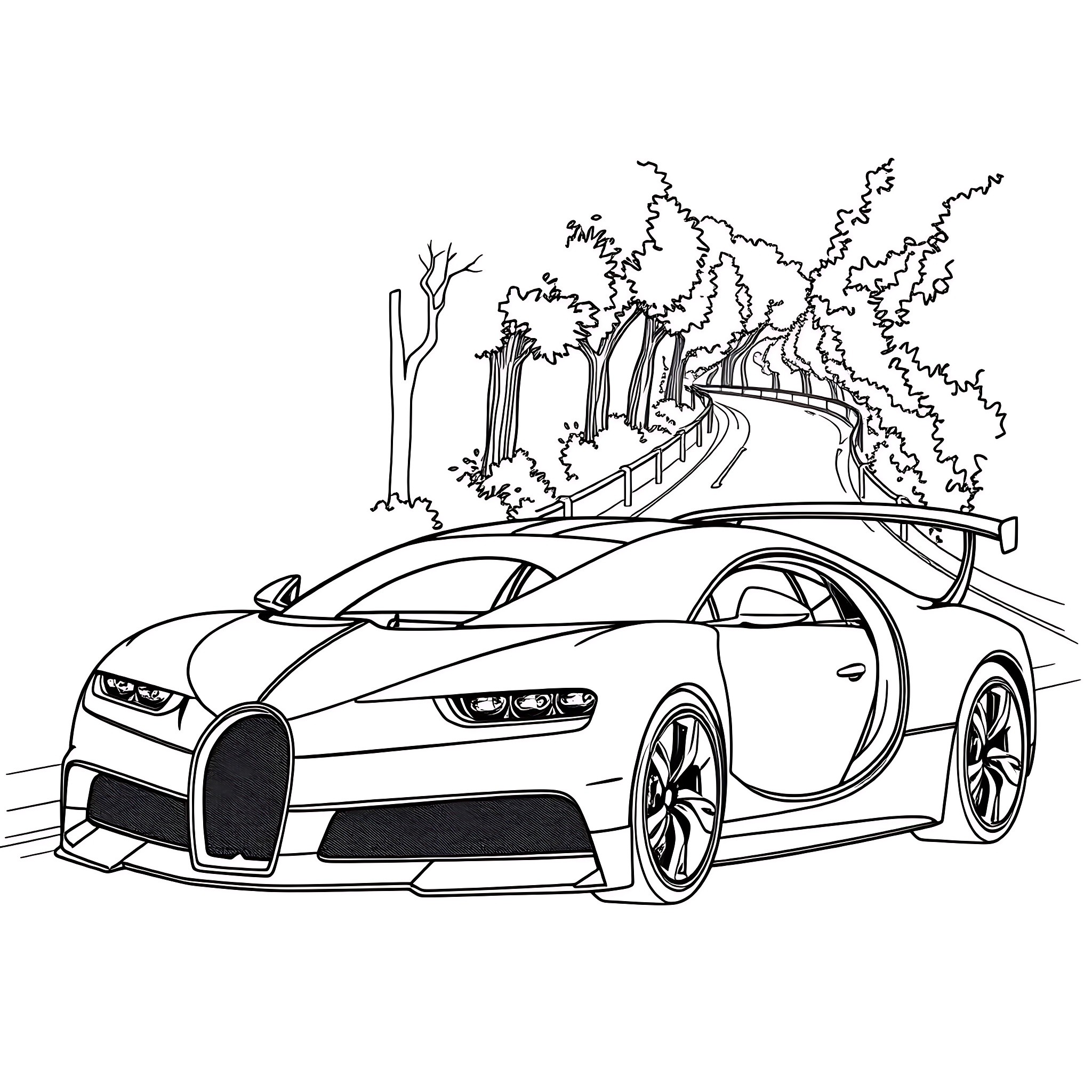 Best Bugatti Coloring Pages (Free Printable PDF)