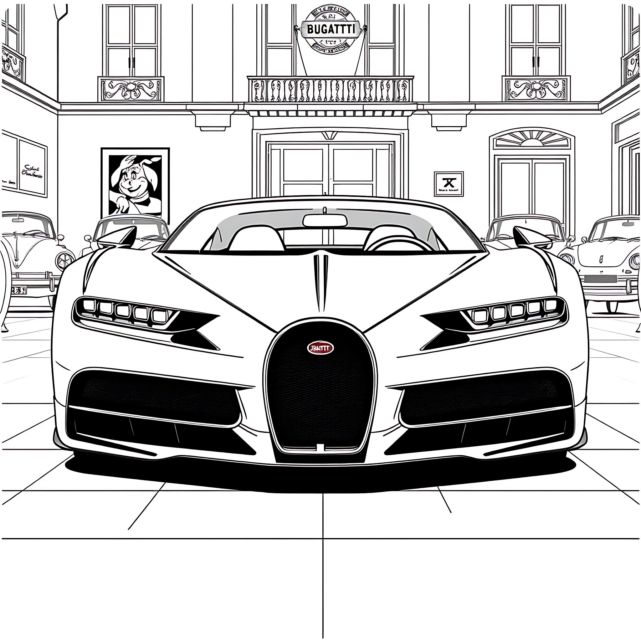 Best Bugatti Coloring Pages (Free Printable PDF)