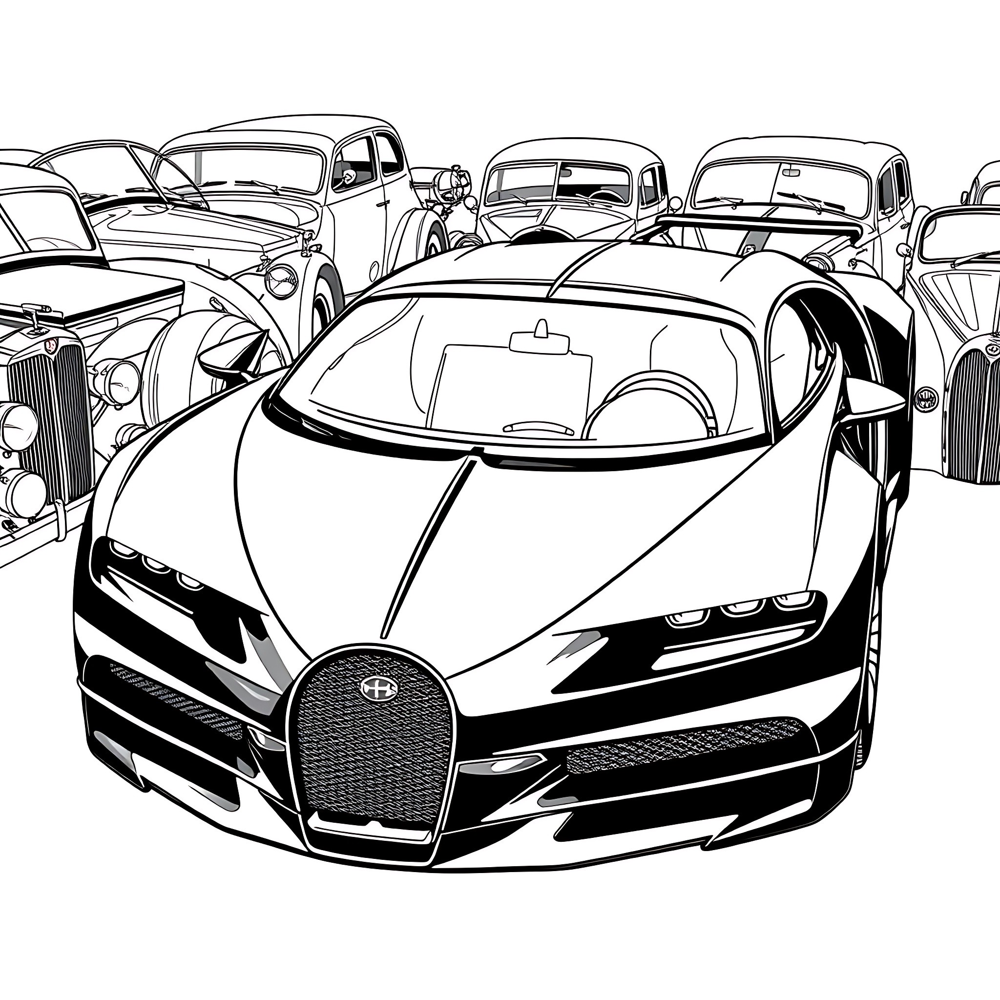 62 Best Bugatti Coloring Pages (Free Printable PDFs)
