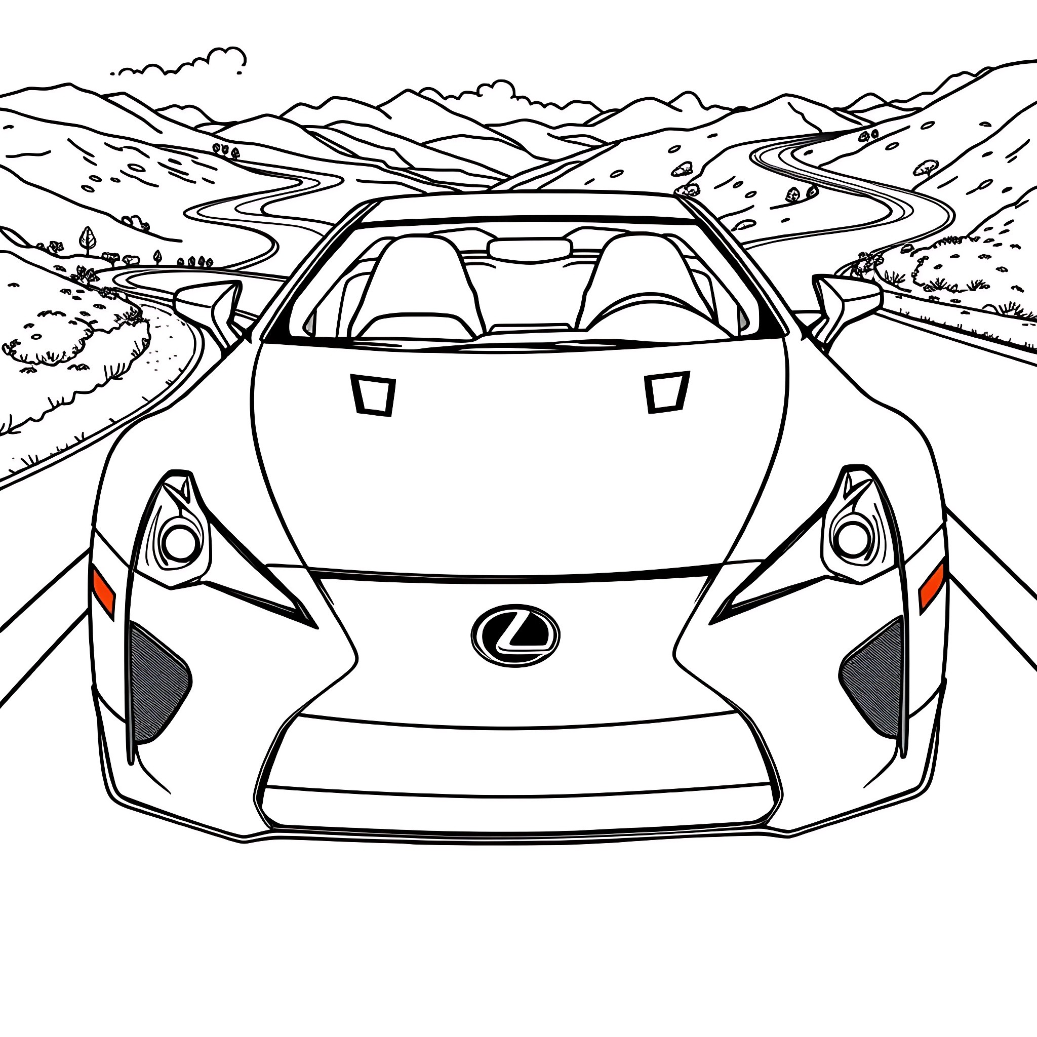 4 Best Lexus Lfa Coloring Pages (Free Printable PDFs)
