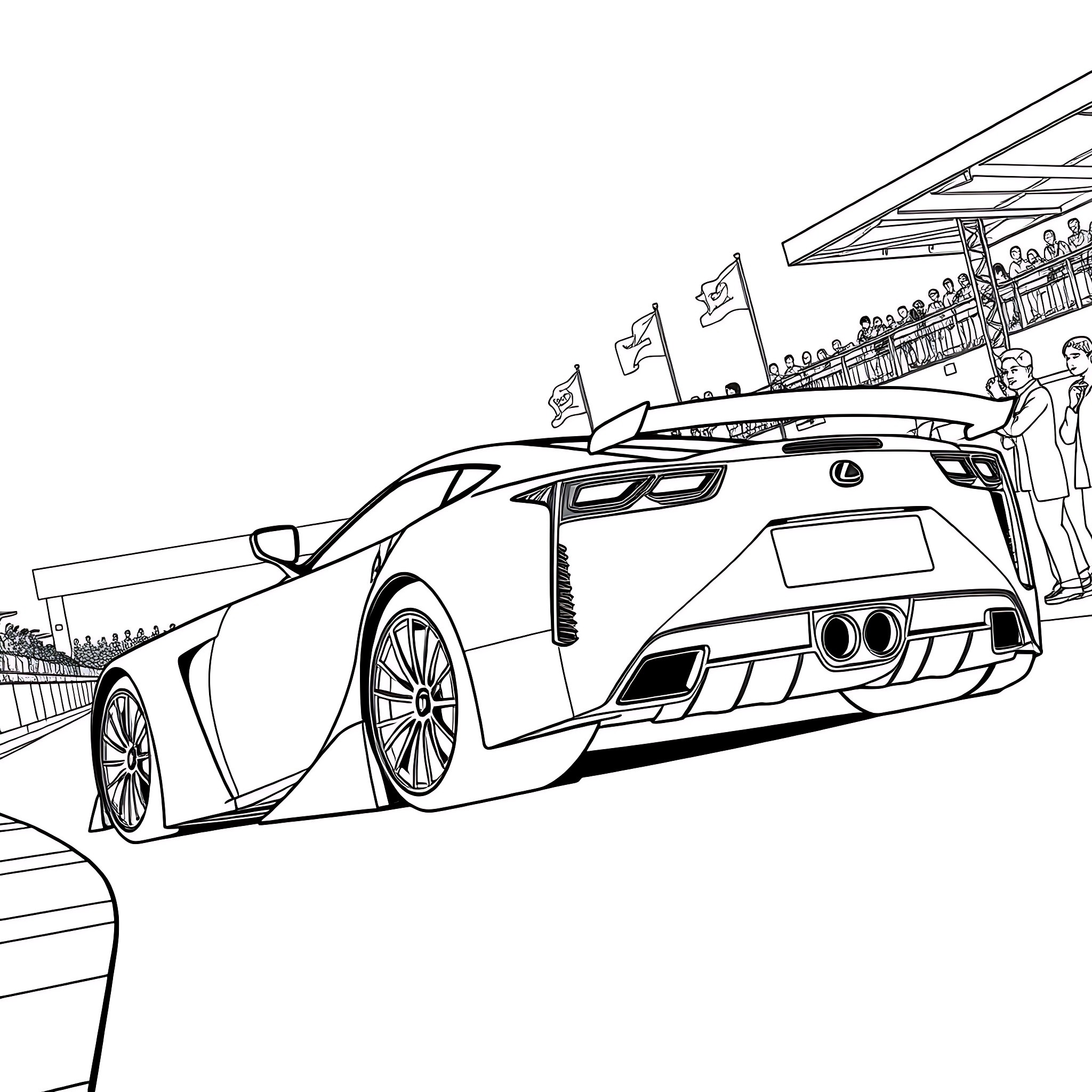 4 Best Lexus Lfa Coloring Pages (Free Printable PDFs)
