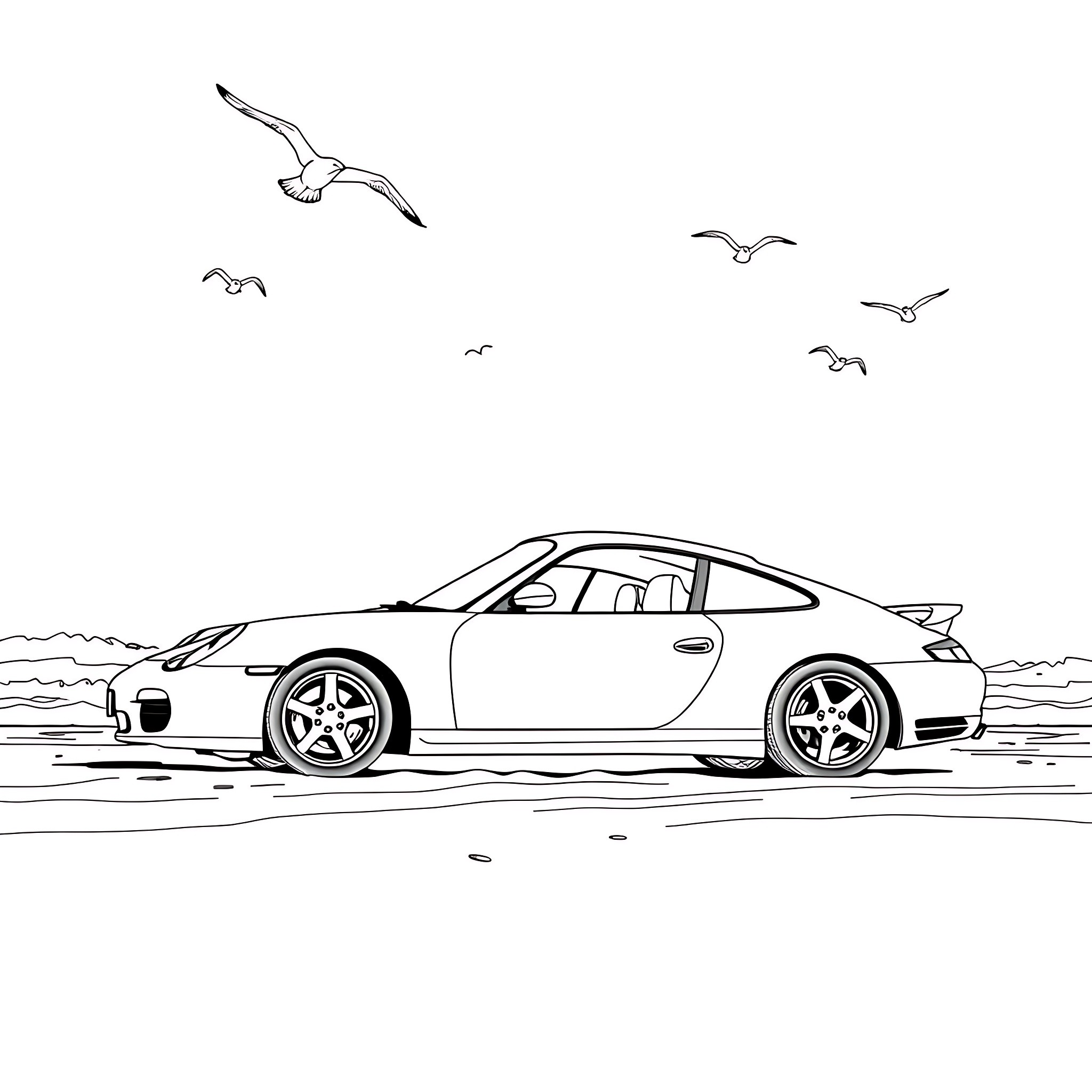 106 Best Porsche Coloring Pages (Free Printable PDFs)