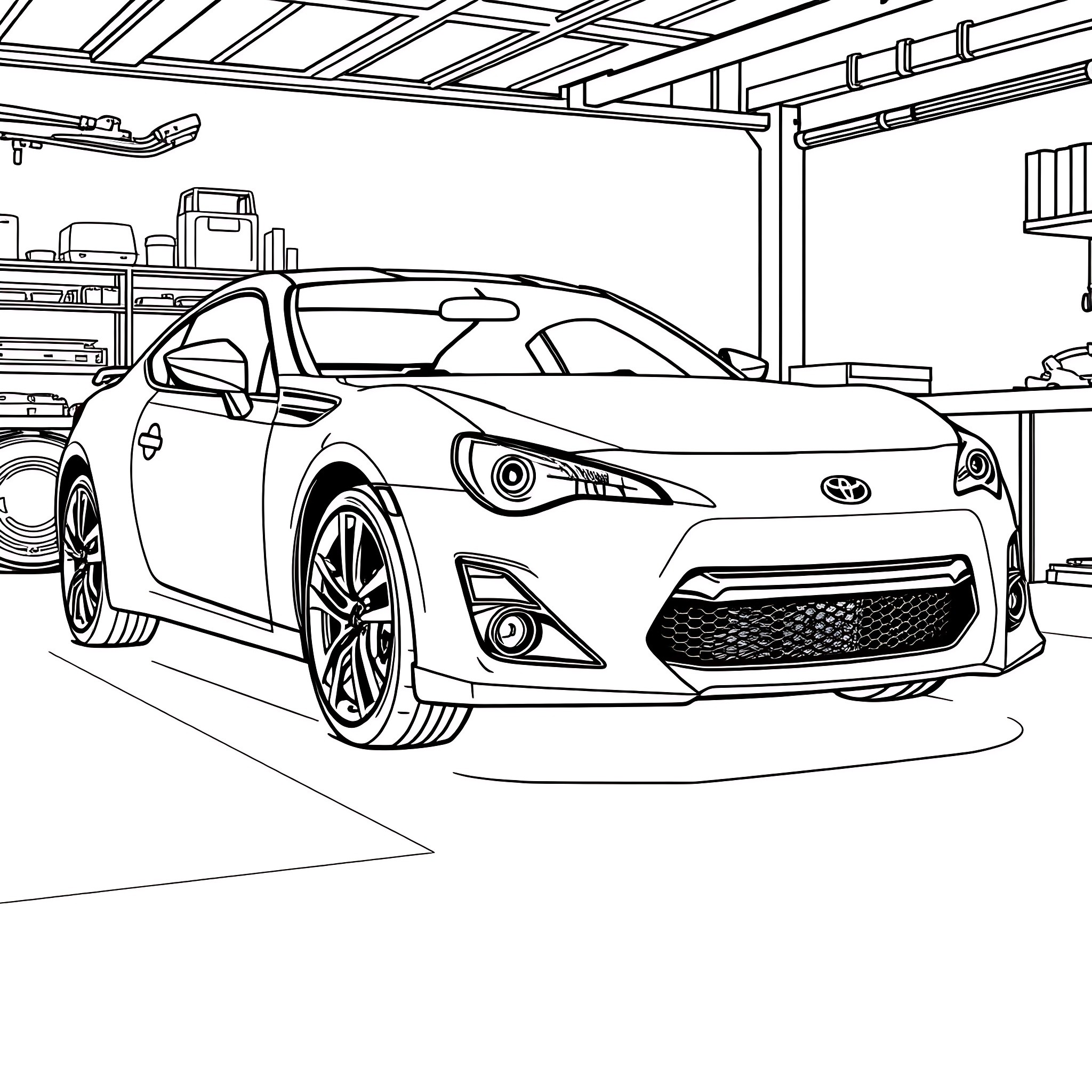 Best Toyota 86 Coloring Pages (Free Printable PDF)