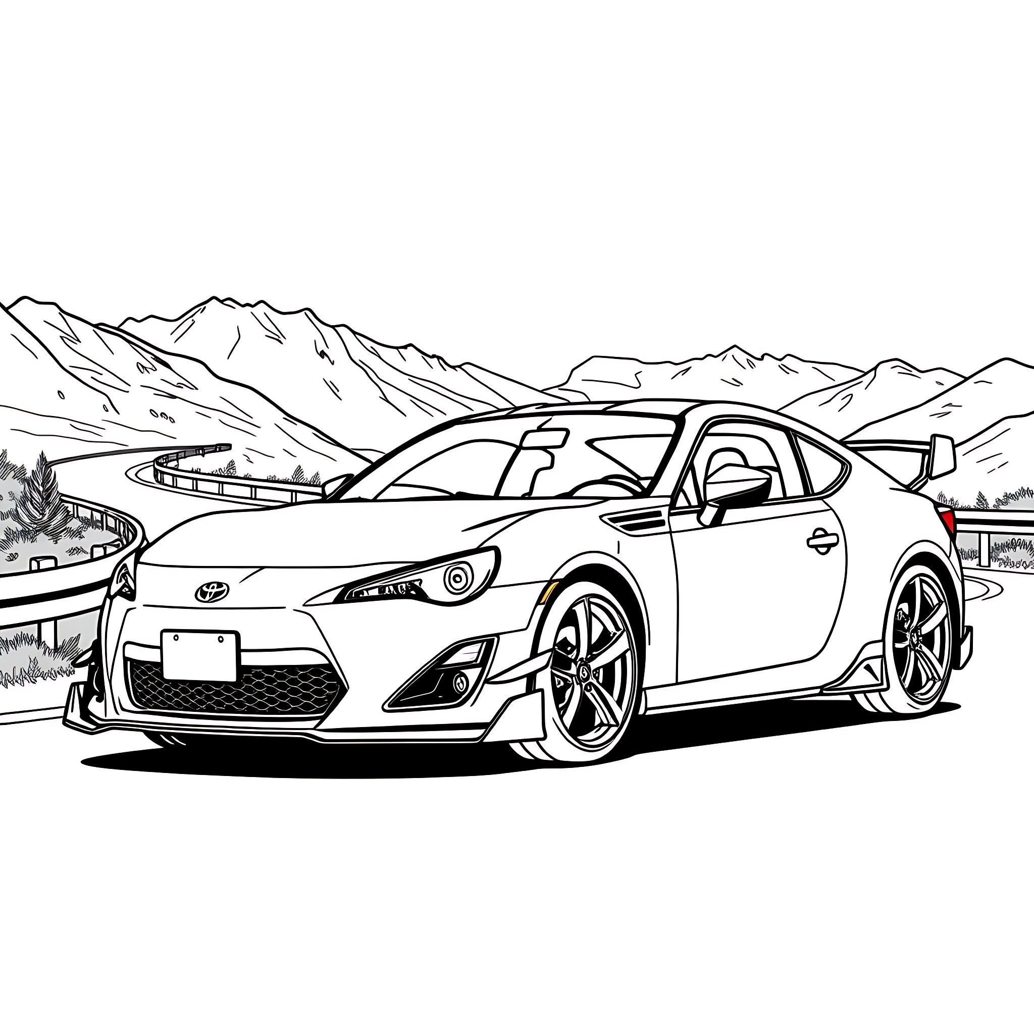 Best Toyota Supra Coloring Pages (Free Printable PDF)