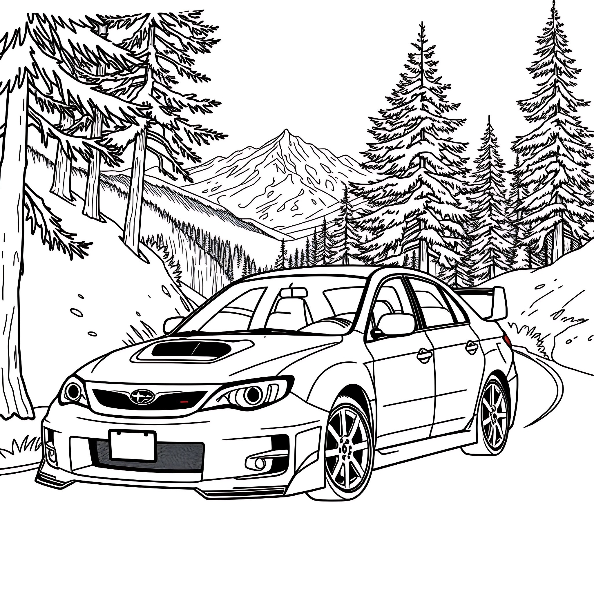Best Subaru Coloring Pages (Free Printable PDF)