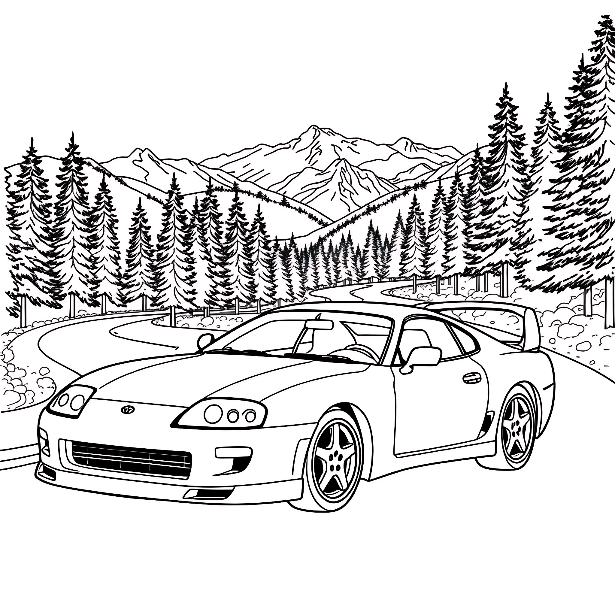Best Toyota Coloring Pages (Free Printable PDF)