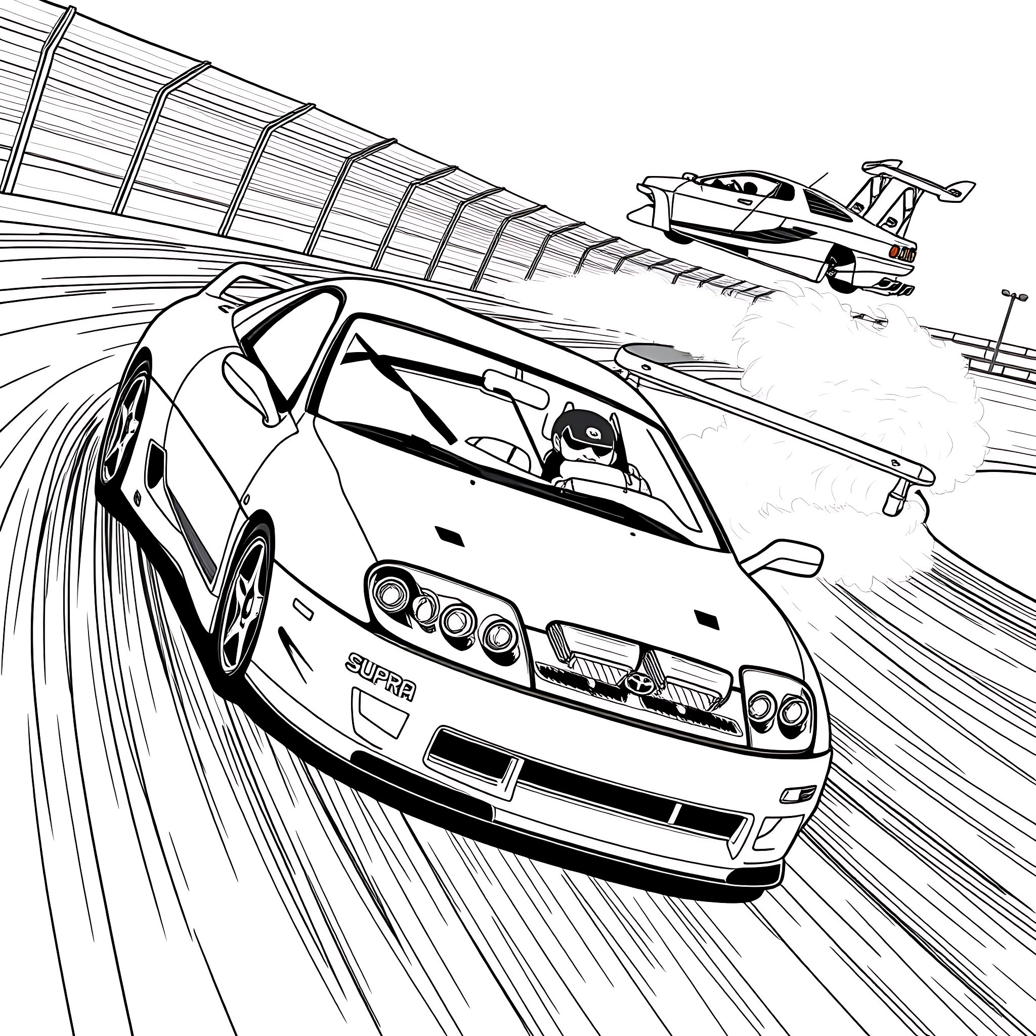 Best Toyota Supra Coloring Pages (Free Printable PDF)