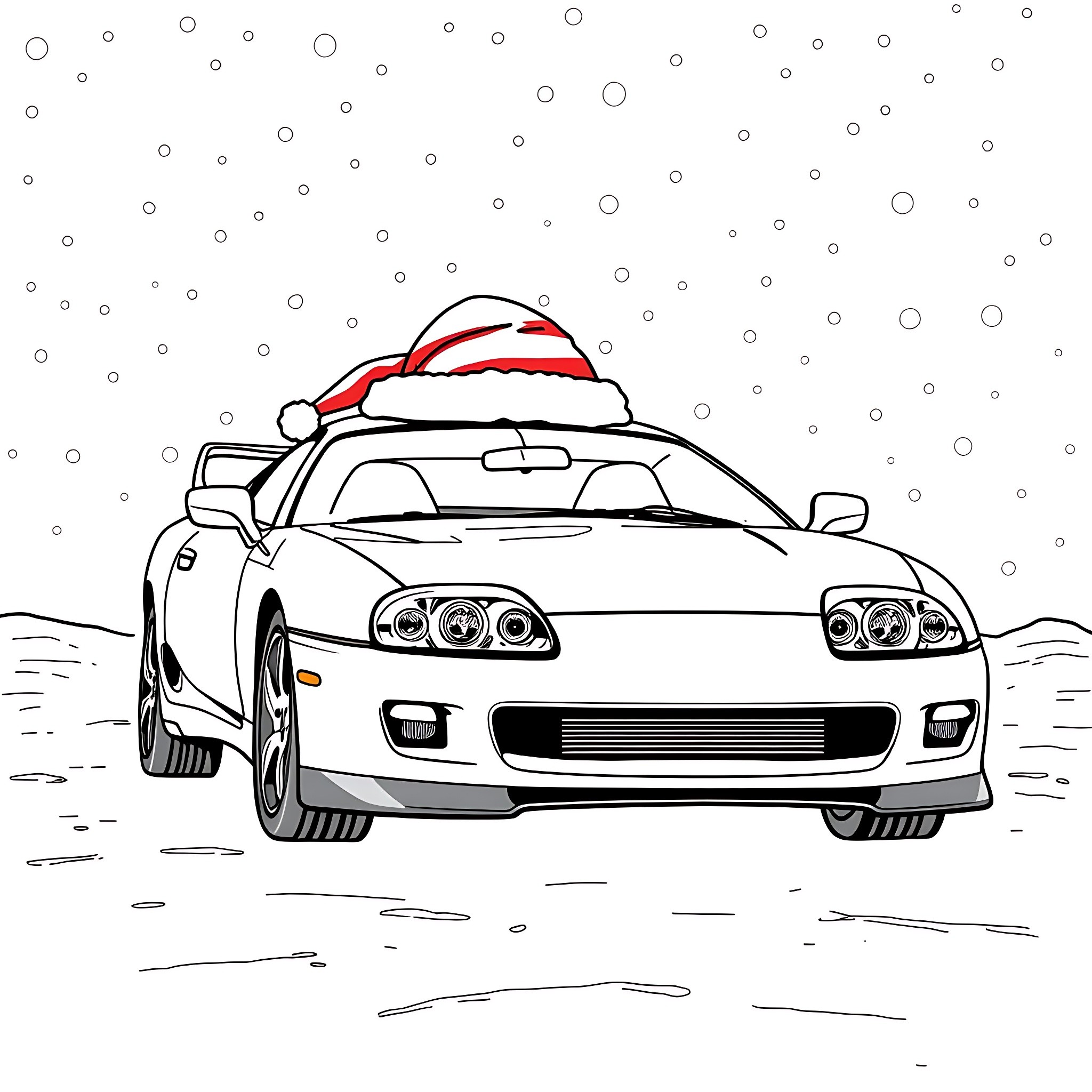 Best Toyota Supra Coloring Pages (Free Printable PDF)