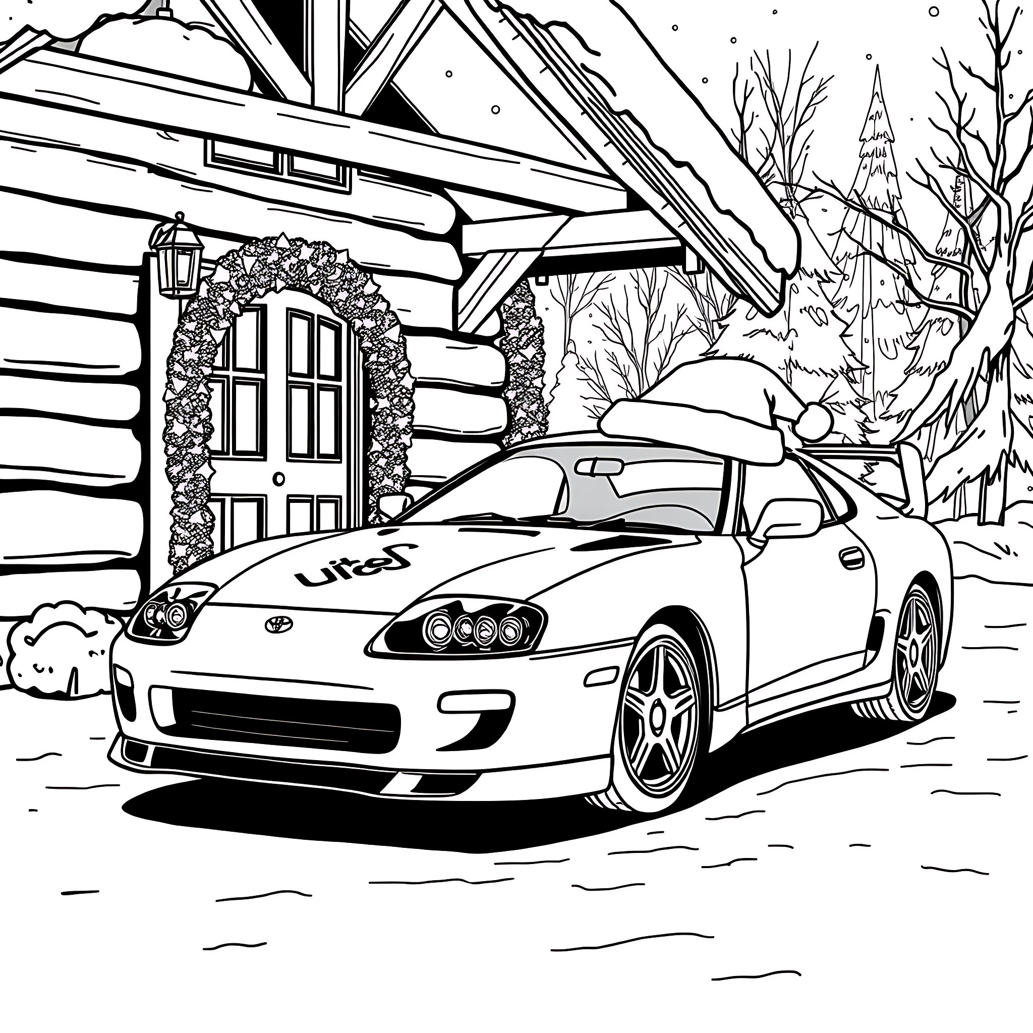 Best Toyota Supra Coloring Pages (Free Printable PDF)