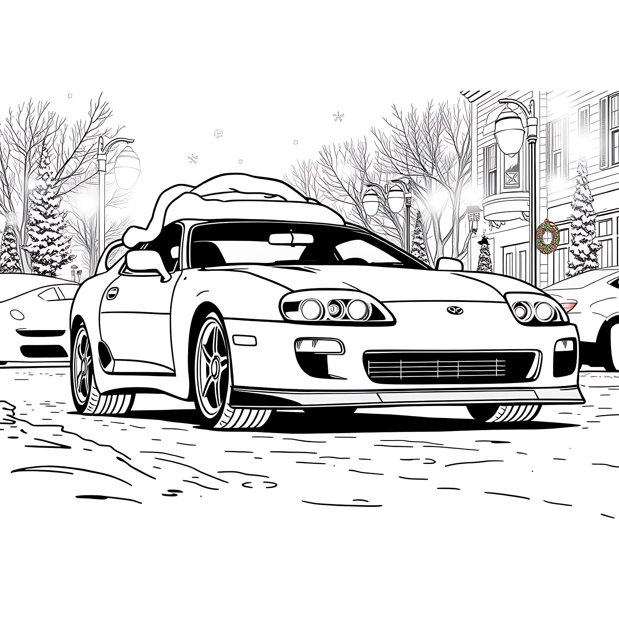 Best Toyota Supra Coloring Pages (Free Printable PDF)