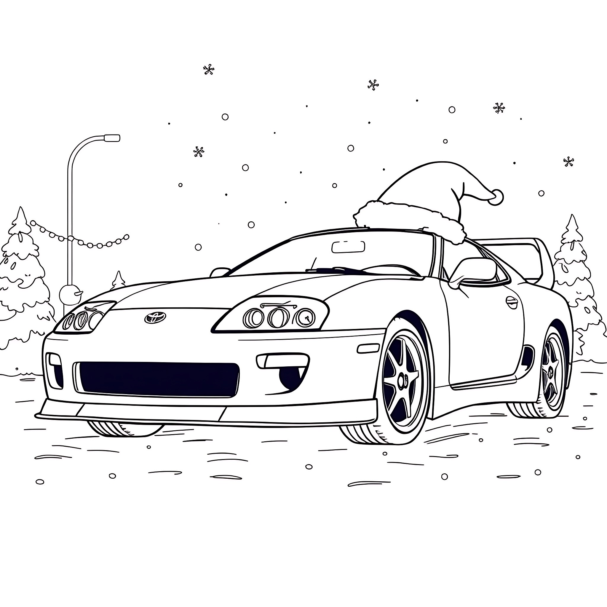 Best Toyota Supra Coloring Pages (Free Printable PDF)