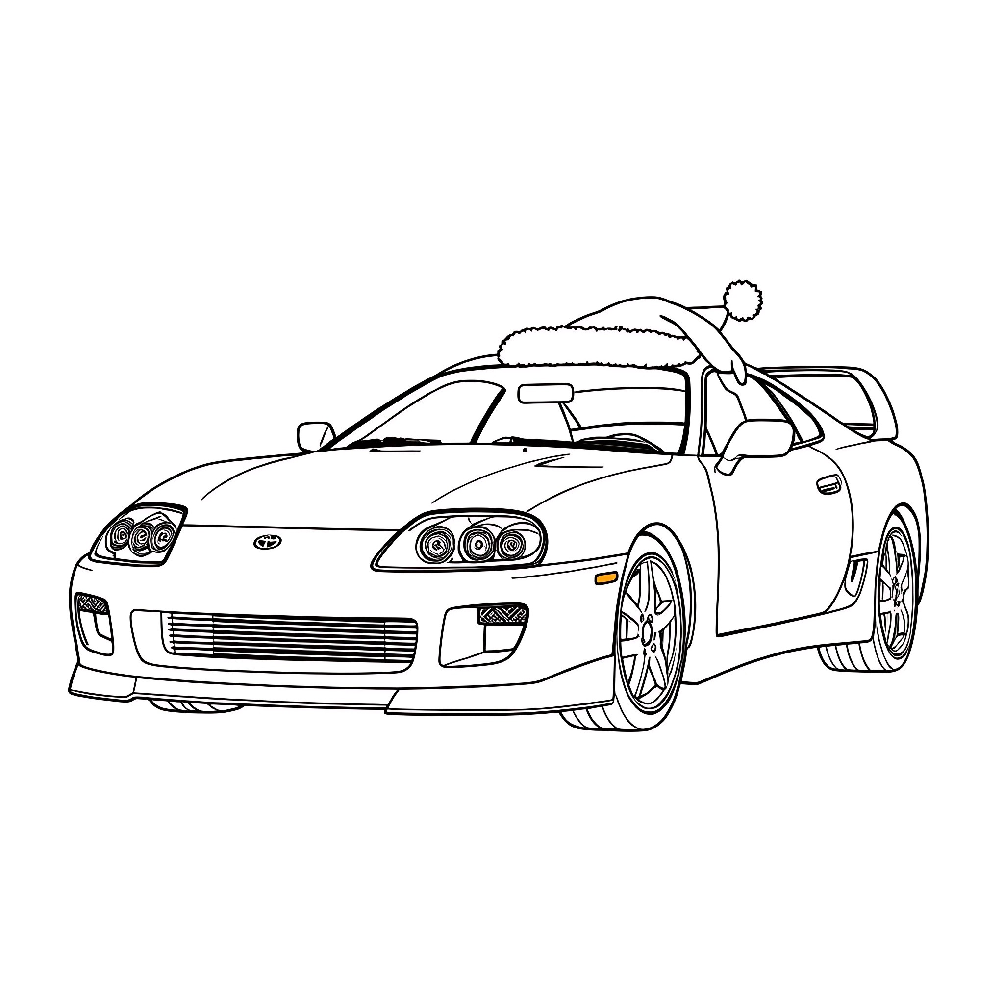Best Toyota Supra Coloring Pages (Free Printable PDF)