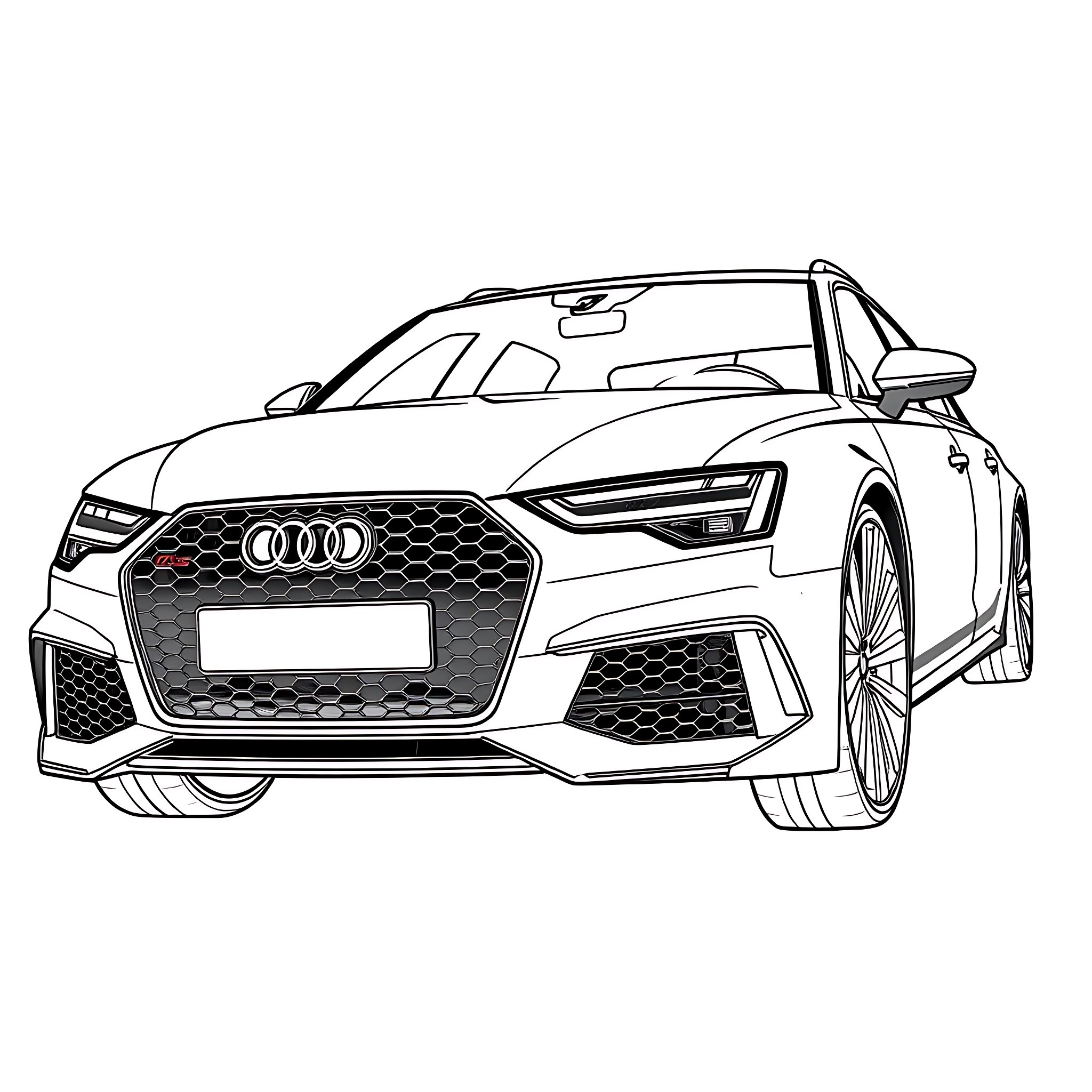 Best Audi Coloring Pages (Free Printable PDF)