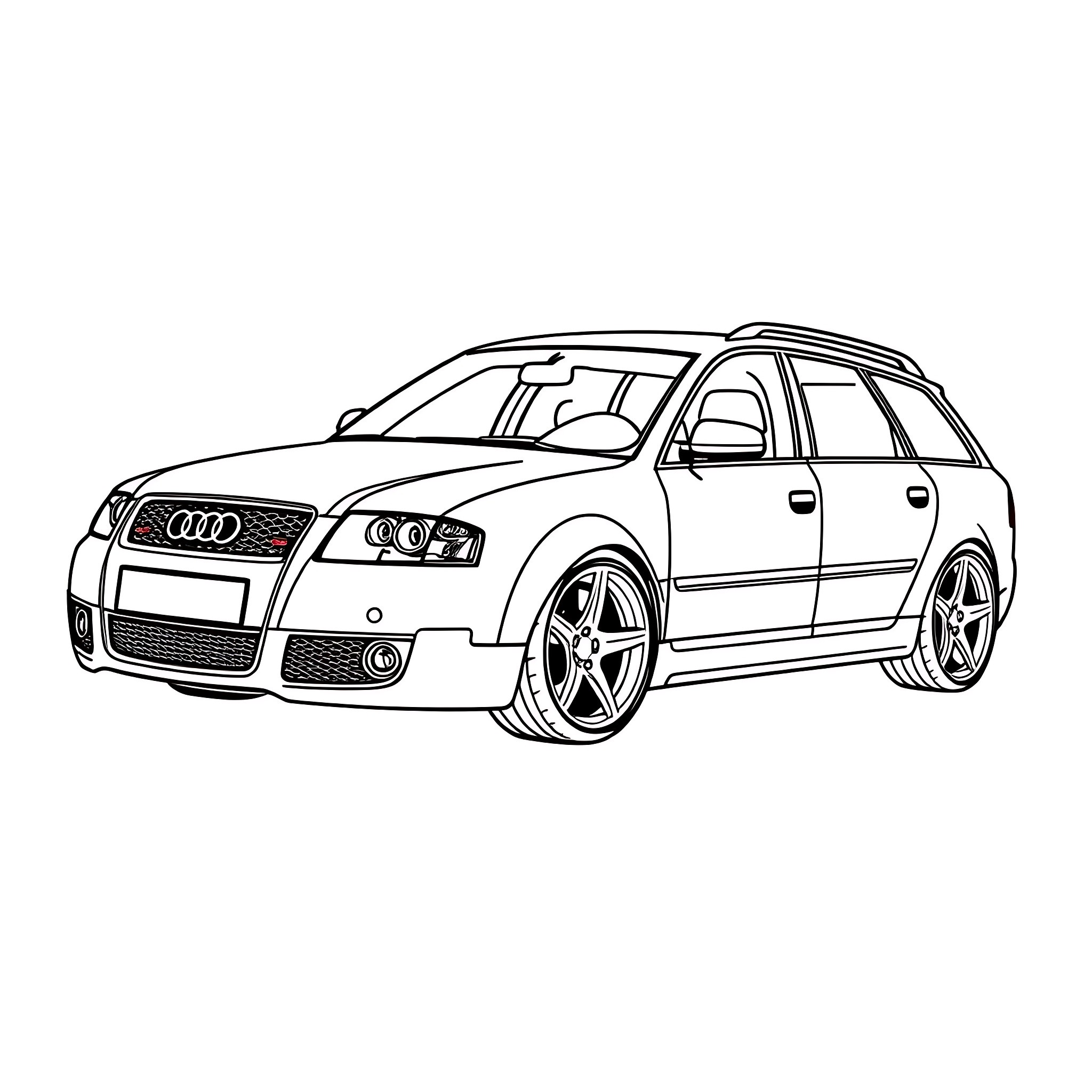 Best Audi Coloring Pages (Free Printable PDF)