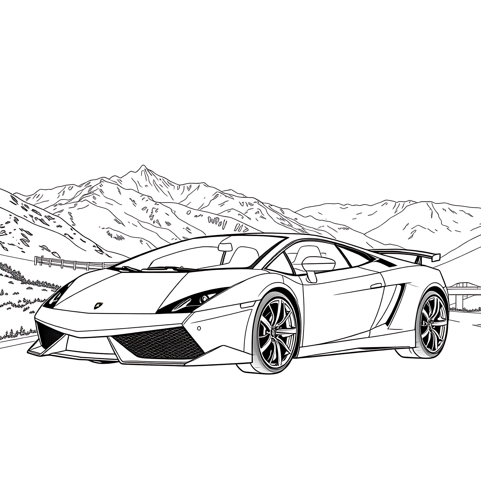 Best Lamborghini Coloring Pages (Free Printable PDF)