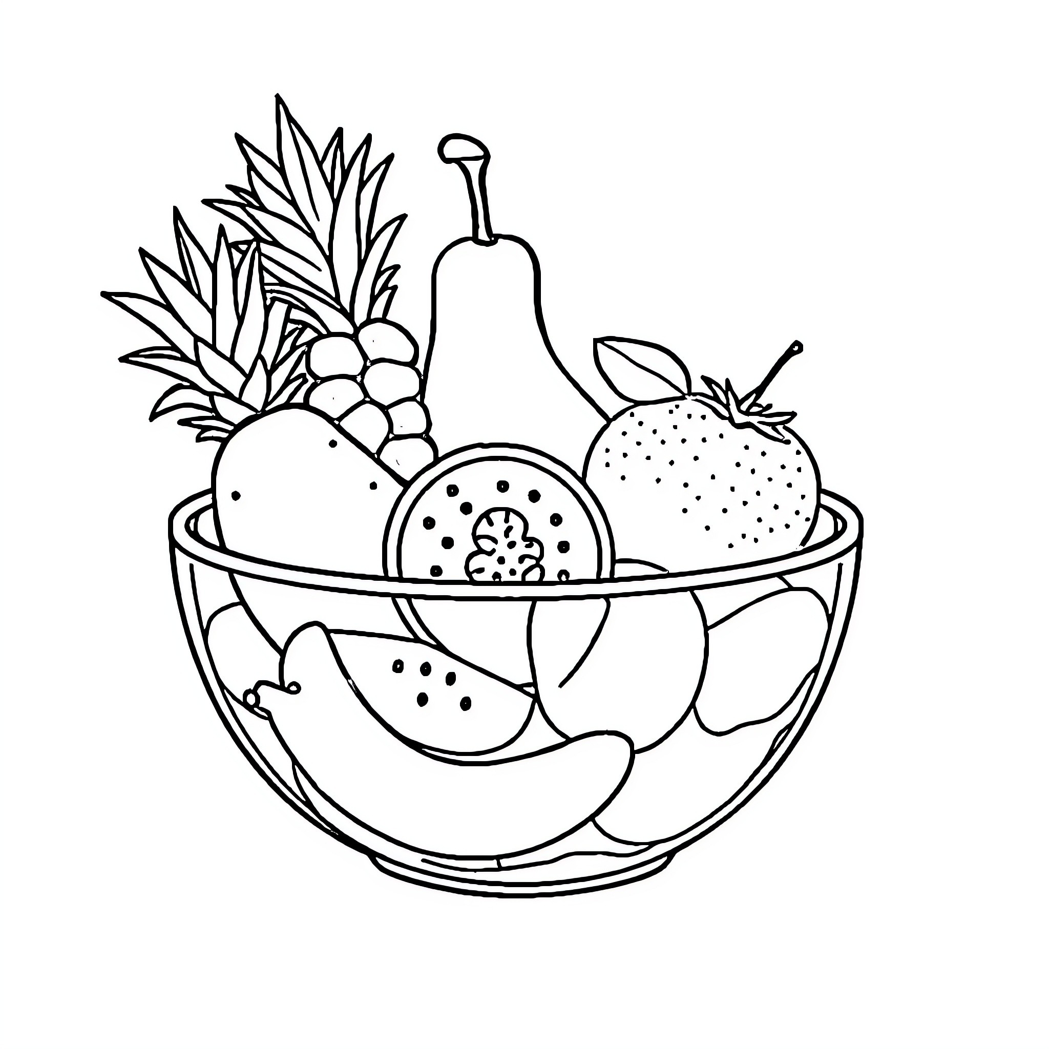 Best Fruit Coloring Pages (Free Printable PDF)