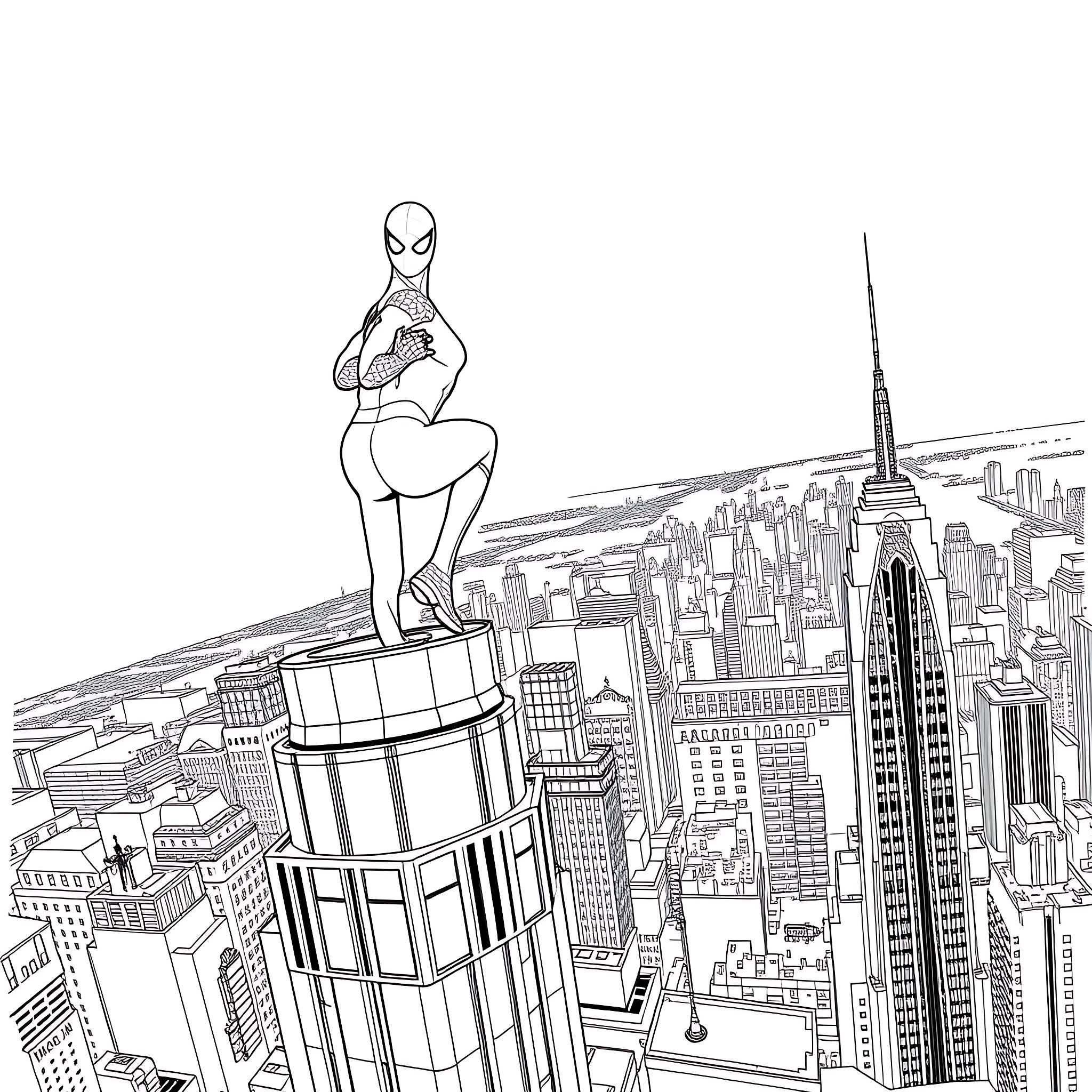 Best Spiderman Coloring Pages (Free Printable PDF)