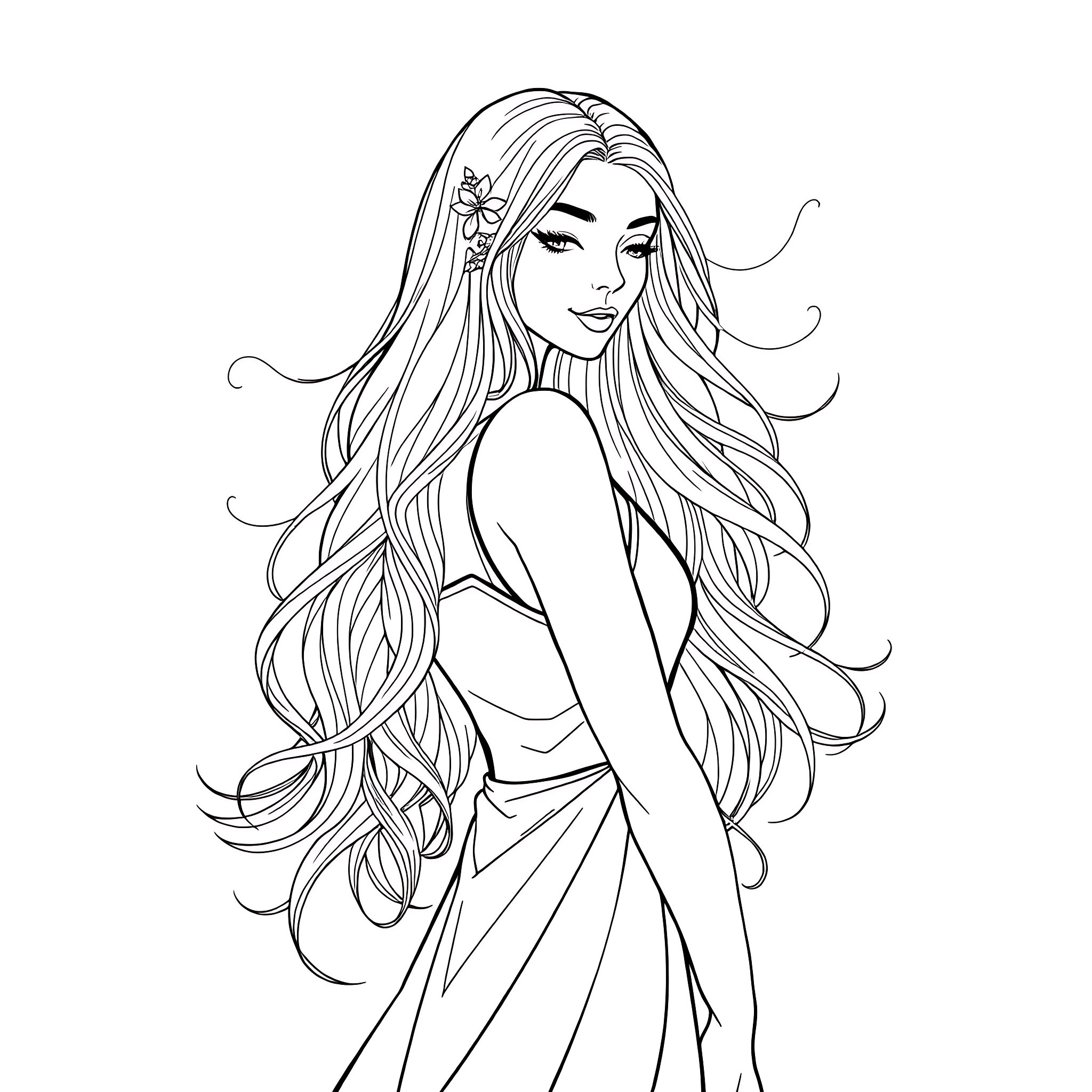 380 Best Woman Coloring Pages (Free Printable PDFs)