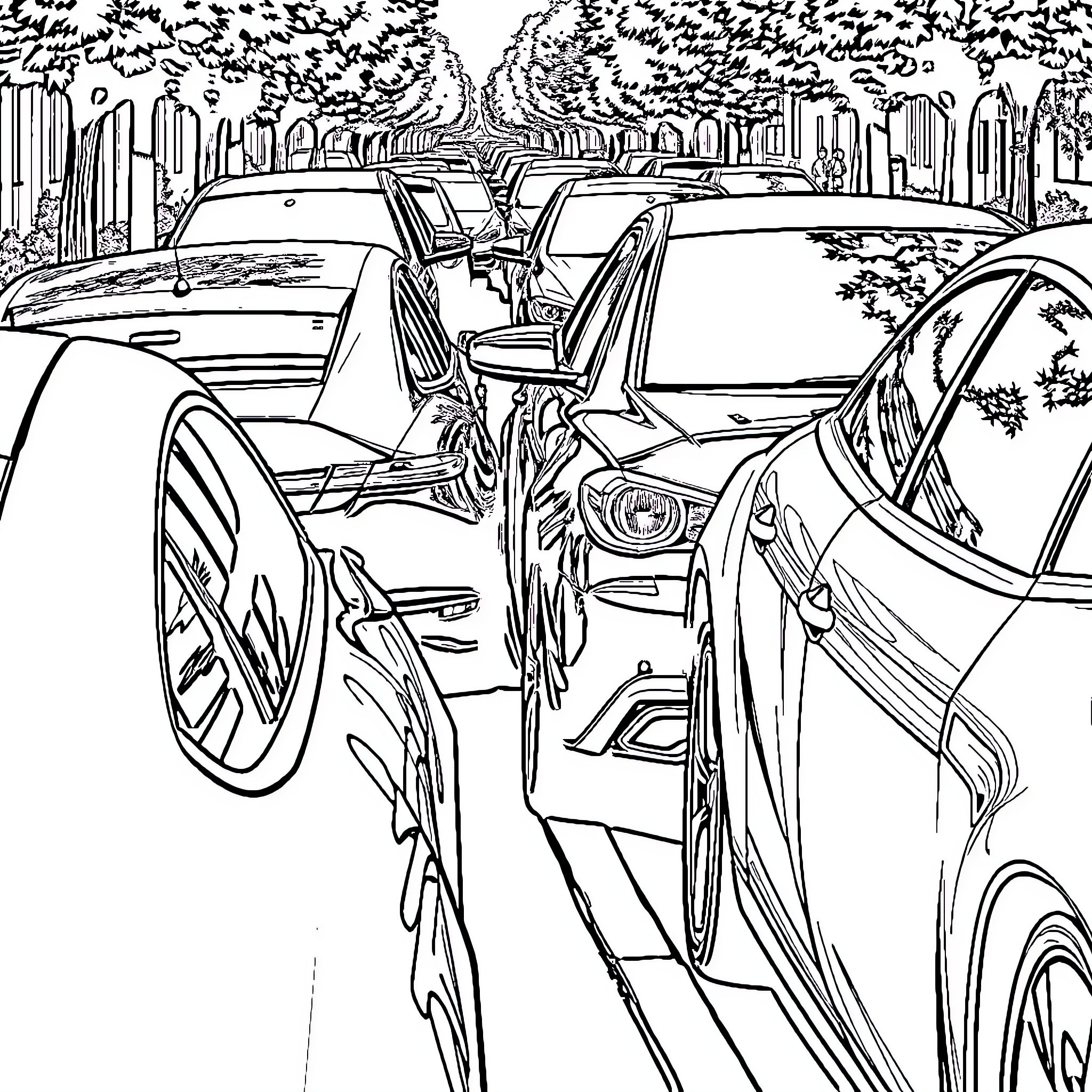 Best Car Coloring Pages (Free Printable PDF)