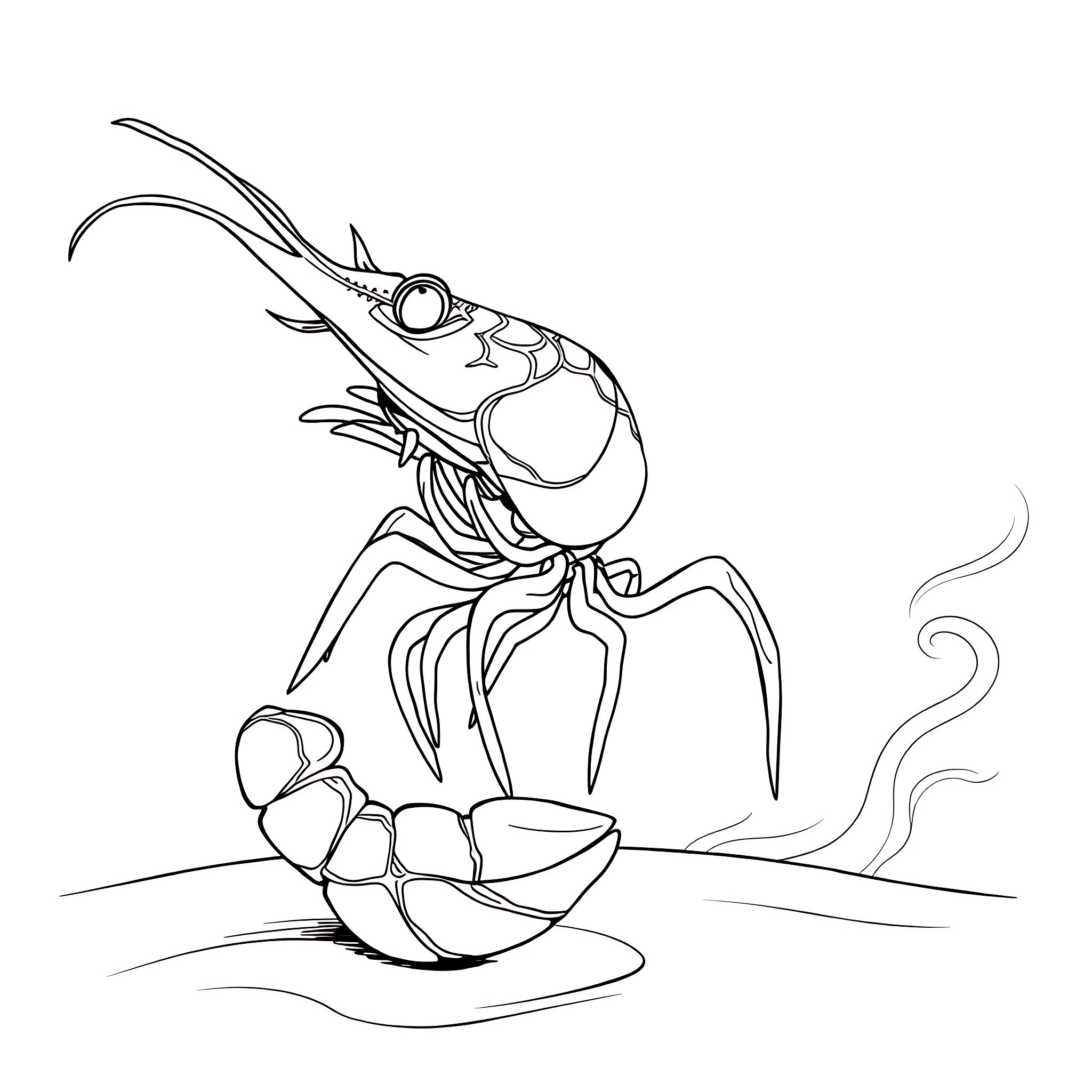 96 Best Shrimp Coloring Pages (Free Printable PDFs)