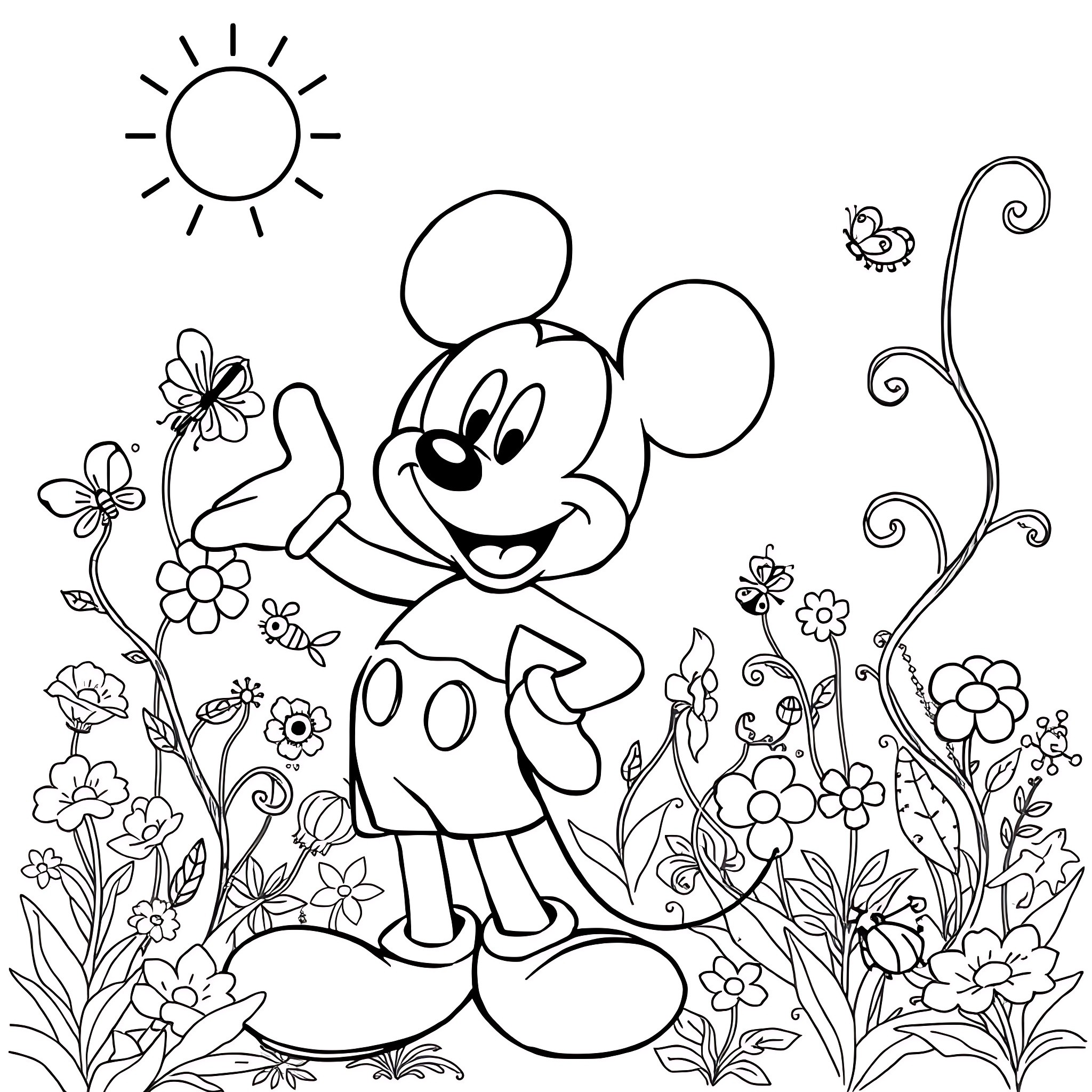 36 Best Mickey Mouse Coloring Pages (Free Printable PDFs)