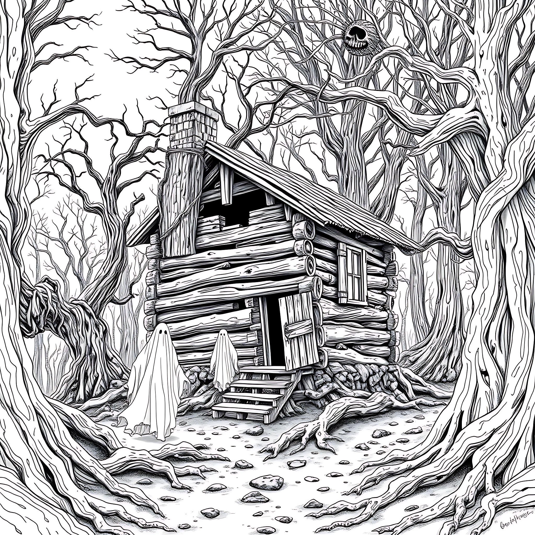 Best Cabin Coloring Pages (Free Printable PDF)
