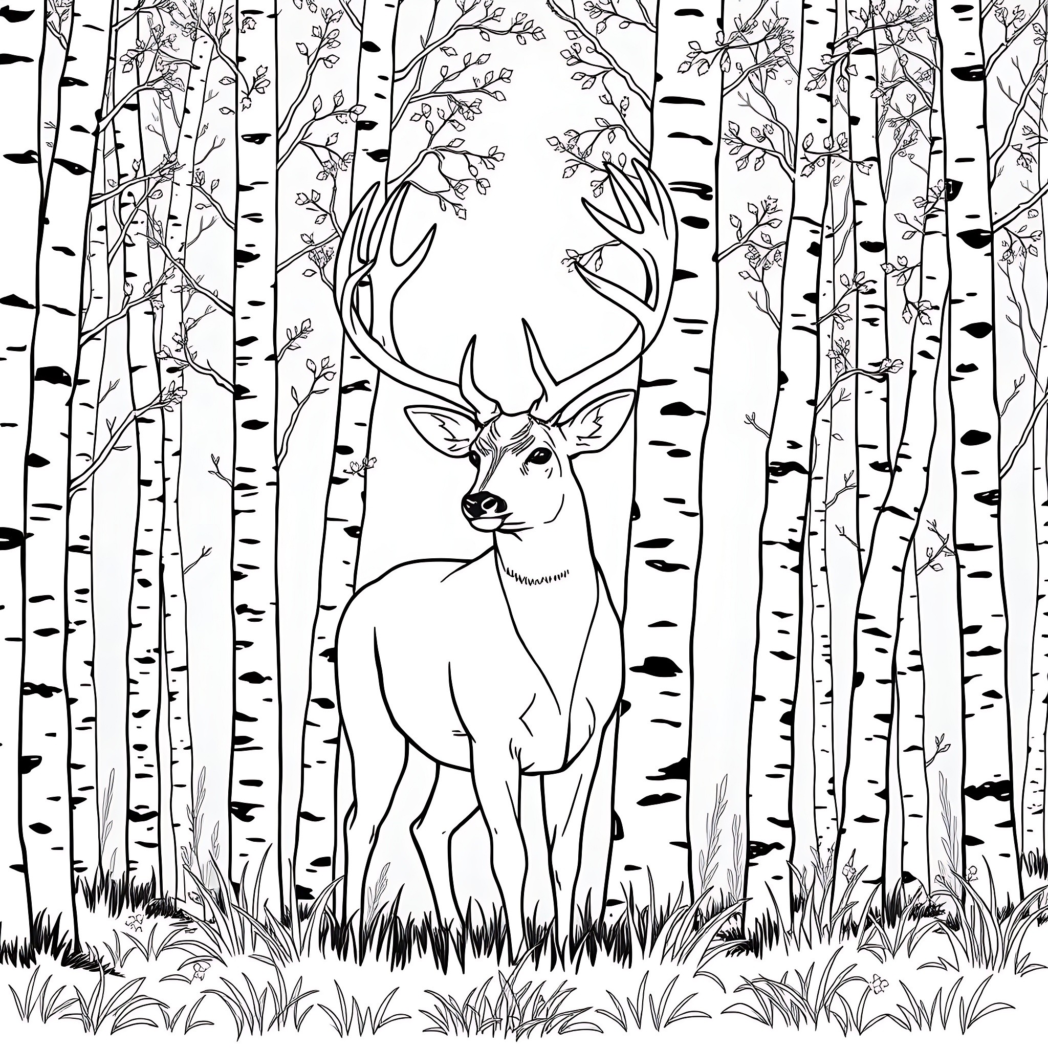 1 Best Buck Coloring Pages (Free Printable PDFs)