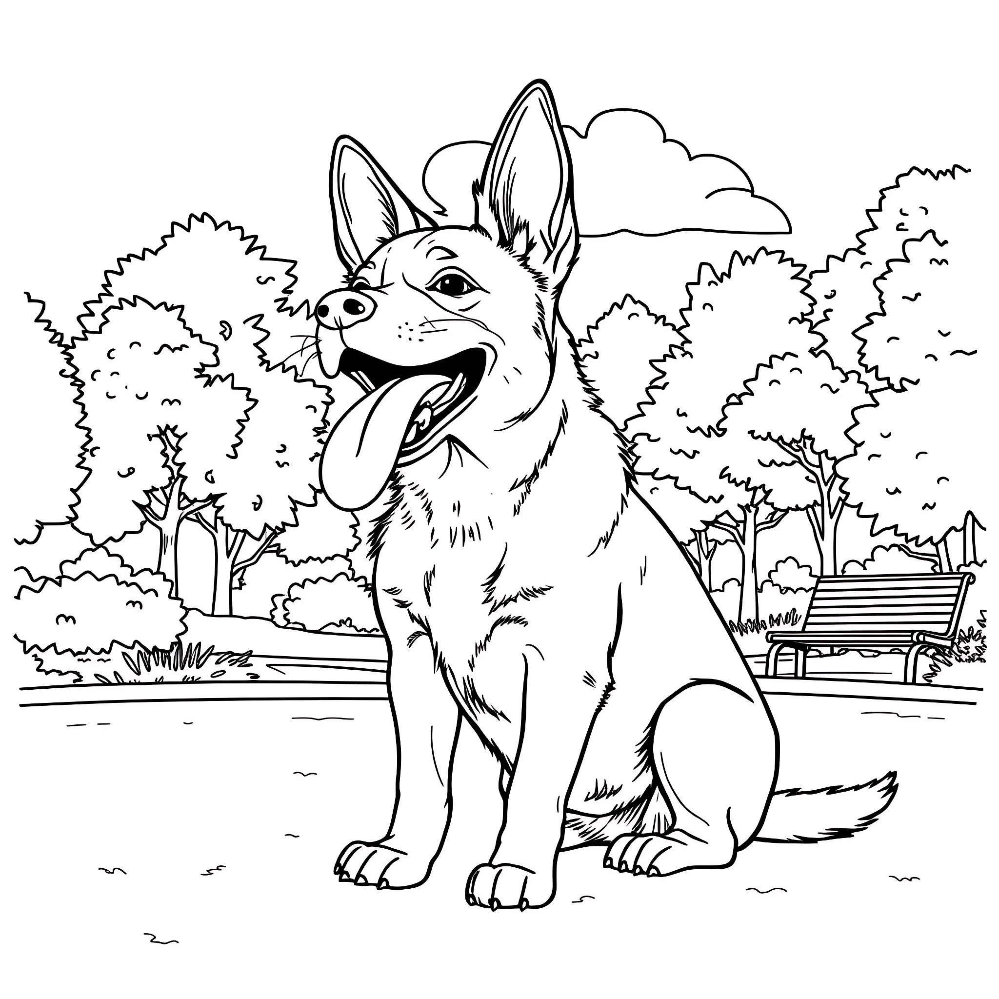 Best Dog Coloring Pages (Free Printable PDF)