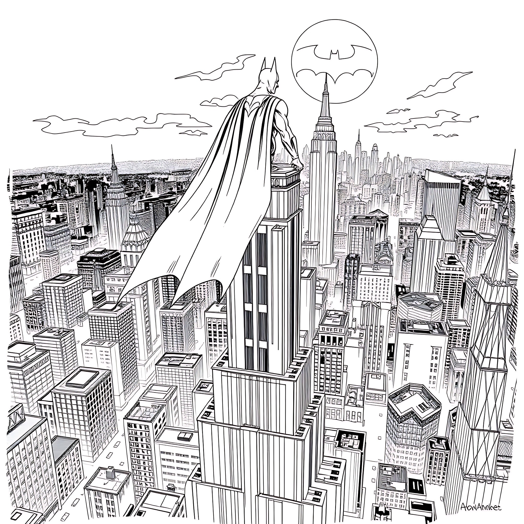 Best Batman Coloring Pages (Free Printable PDF)